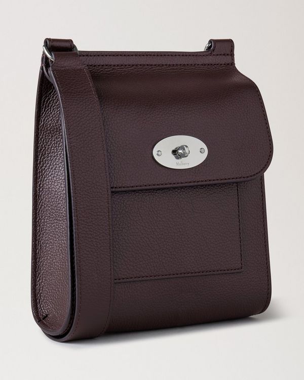 Mulberry | Small Antony | Ebony Small Classic Grain | Men