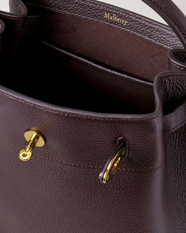 Mulberry | Islington Bucket | Ebony Small Classic Grain | Islington Bucket