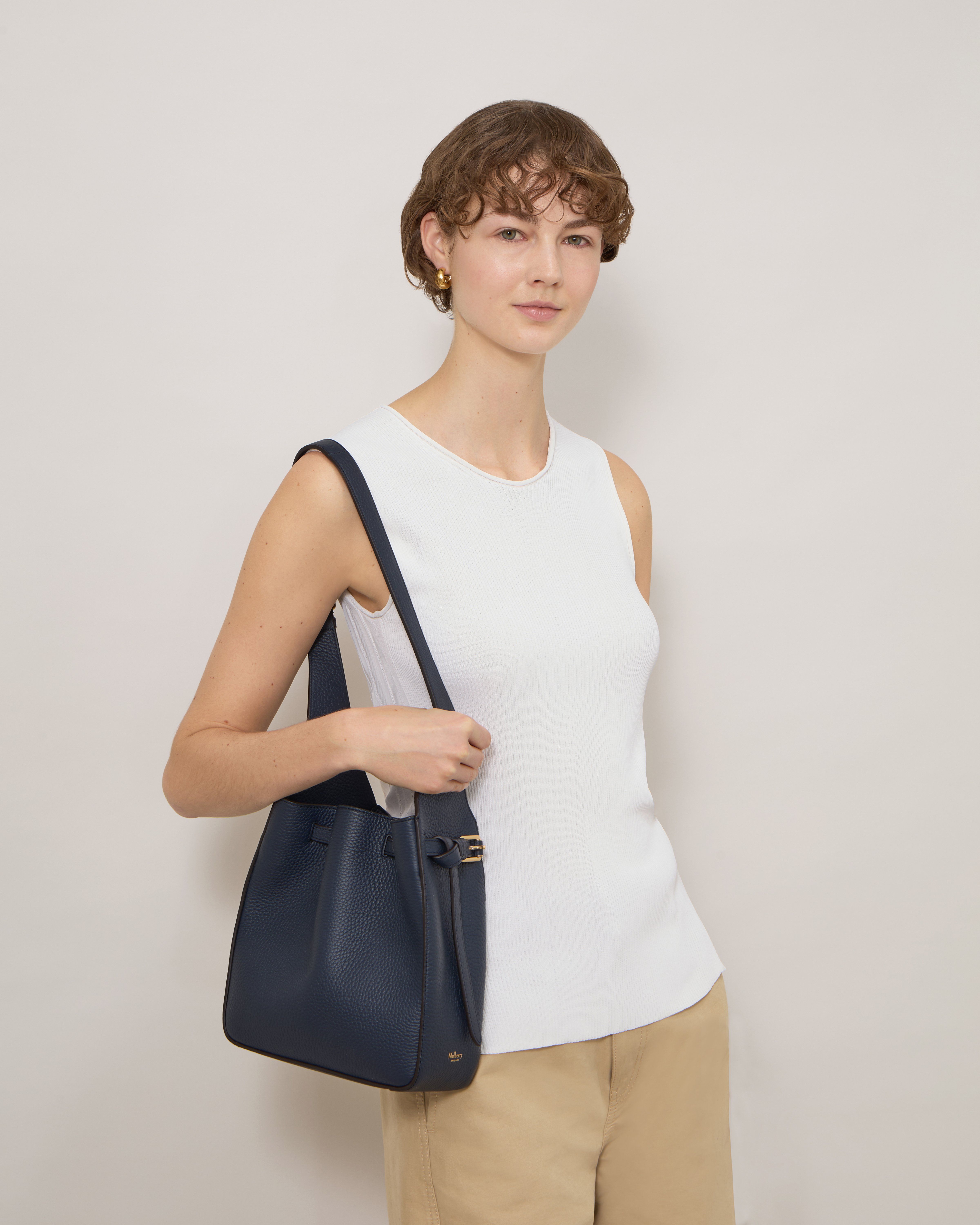 Mulberry | Small Lyra Bucket | Night Sky Heavy Grain | Women