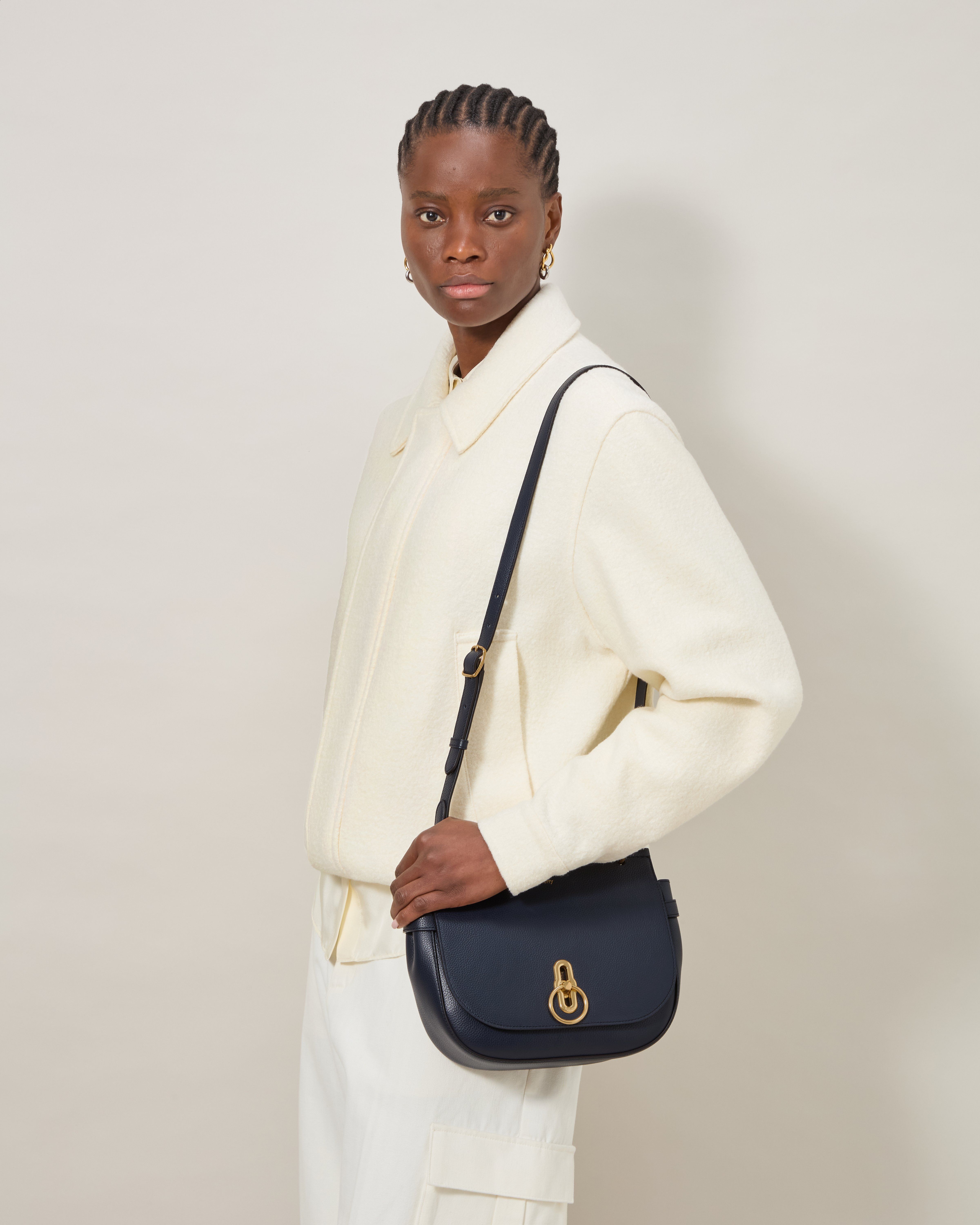 Mulberry | Amberley Satchel | Night Sky Small Classic Grain | Amberley
