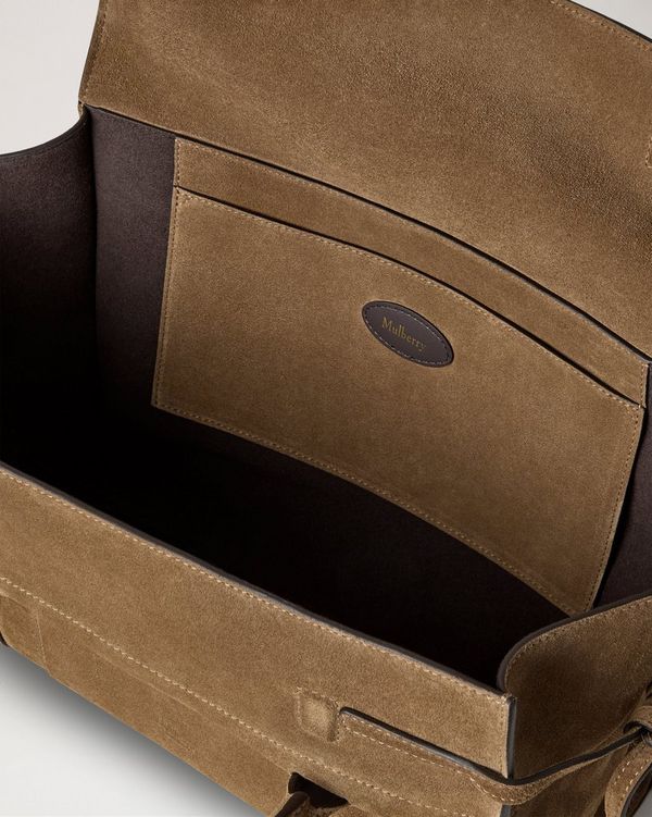 Mulberry | Small Soft Bayswater | Salcombe Sand Suede | Bayswater