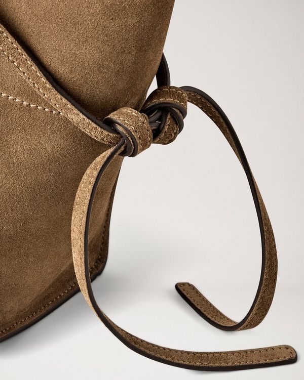 Mulberry | Small Soft Bayswater | Salcombe Sand Suede | Bayswater