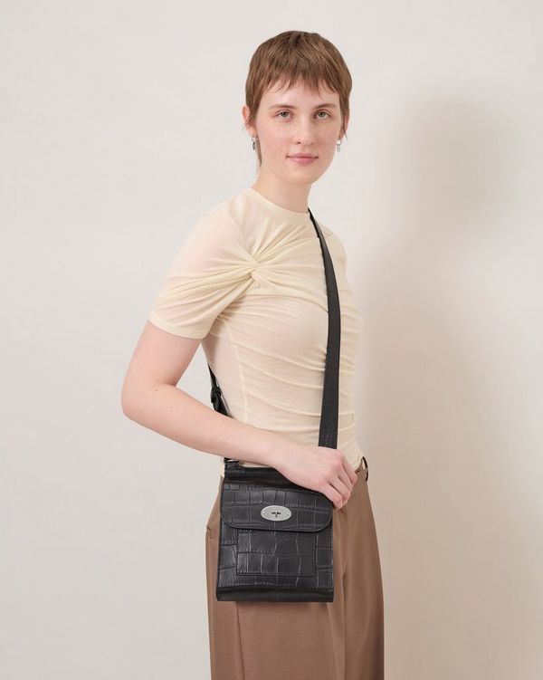 Mulberry | Small Antony | Black Croc NVT | Men