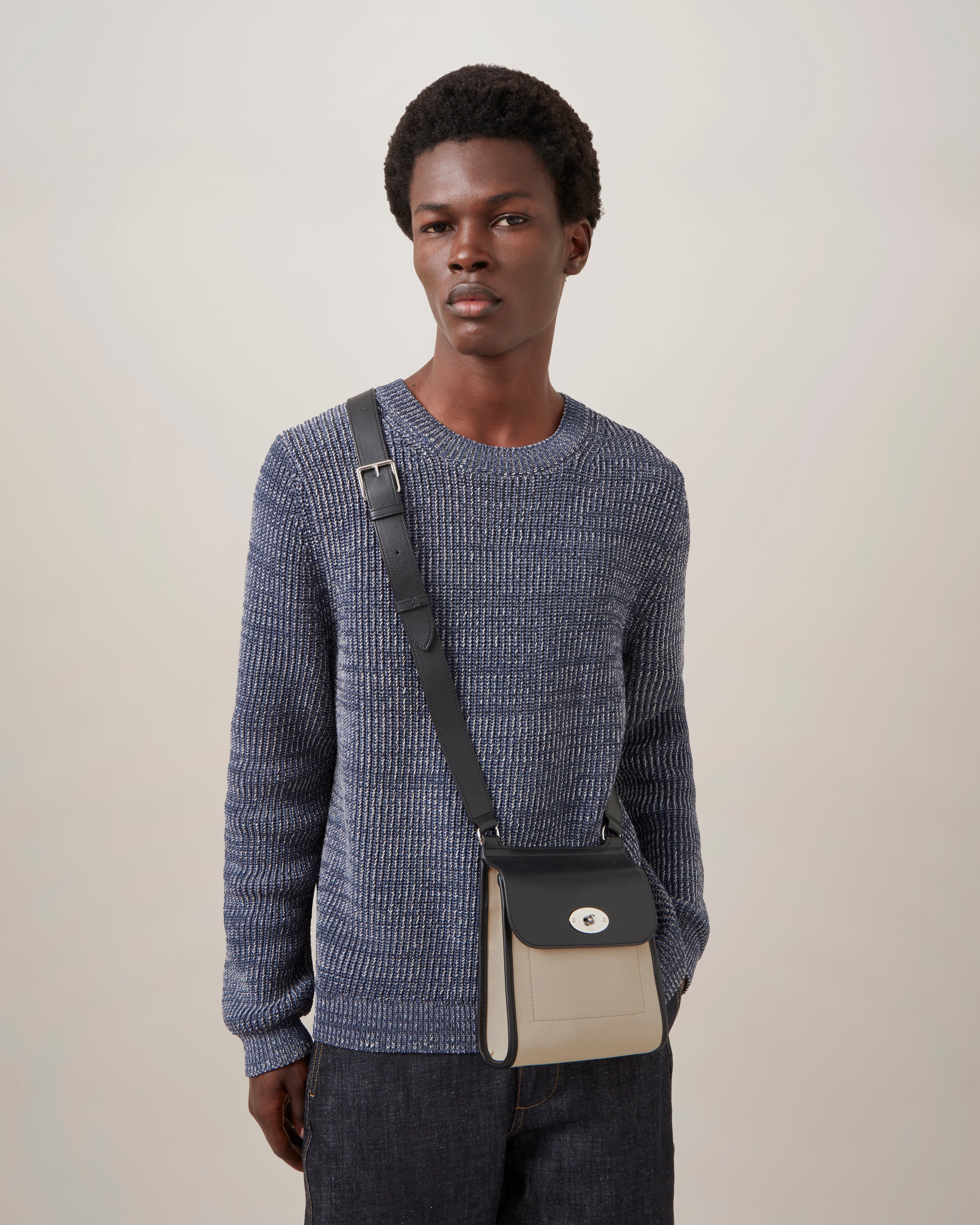 Small Antony | Chalk Natural Cotton Canvas | Women | Mulberry