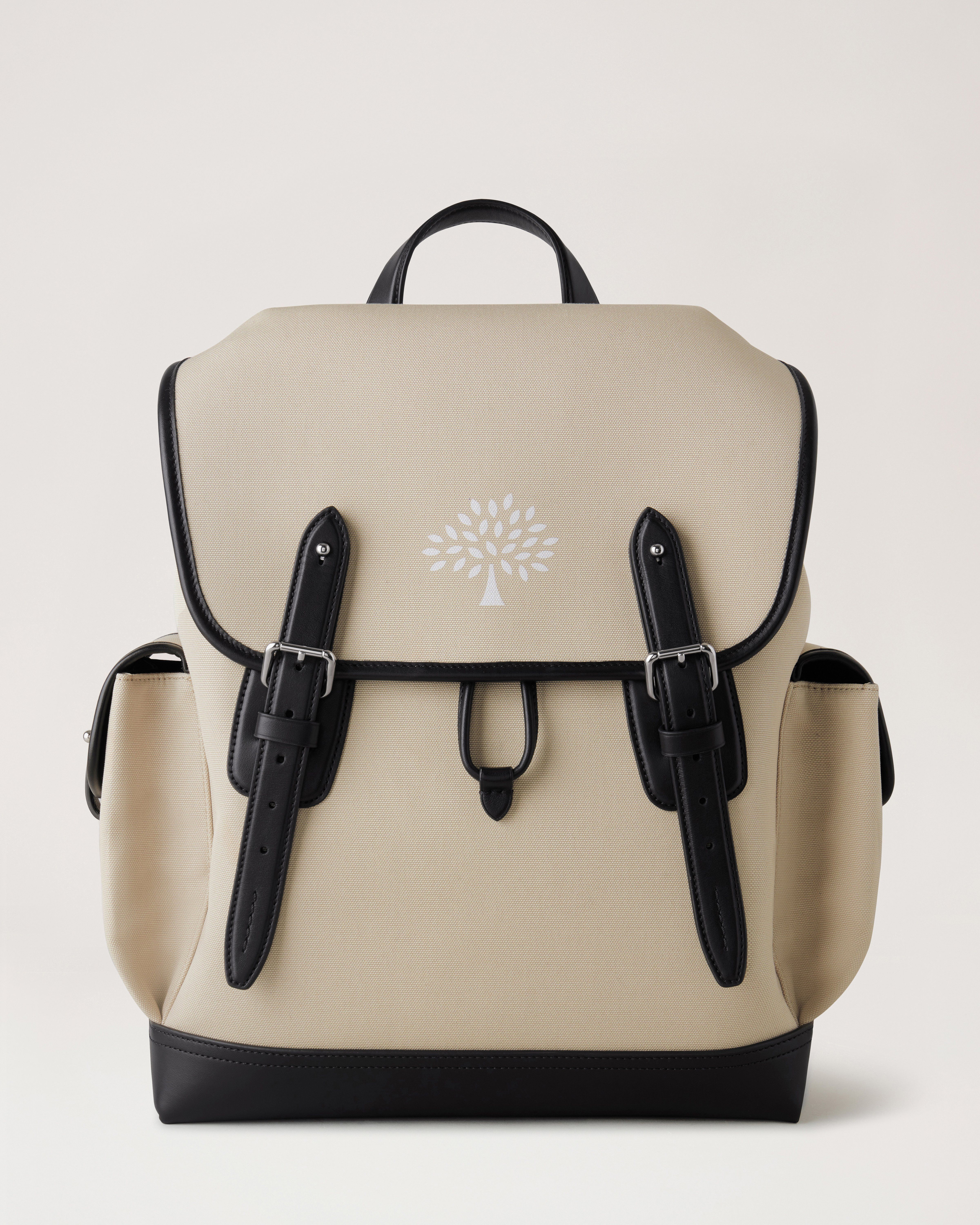 Heritage Backpack | Chalk Natural Cotton Canvas | Women | Mulberry