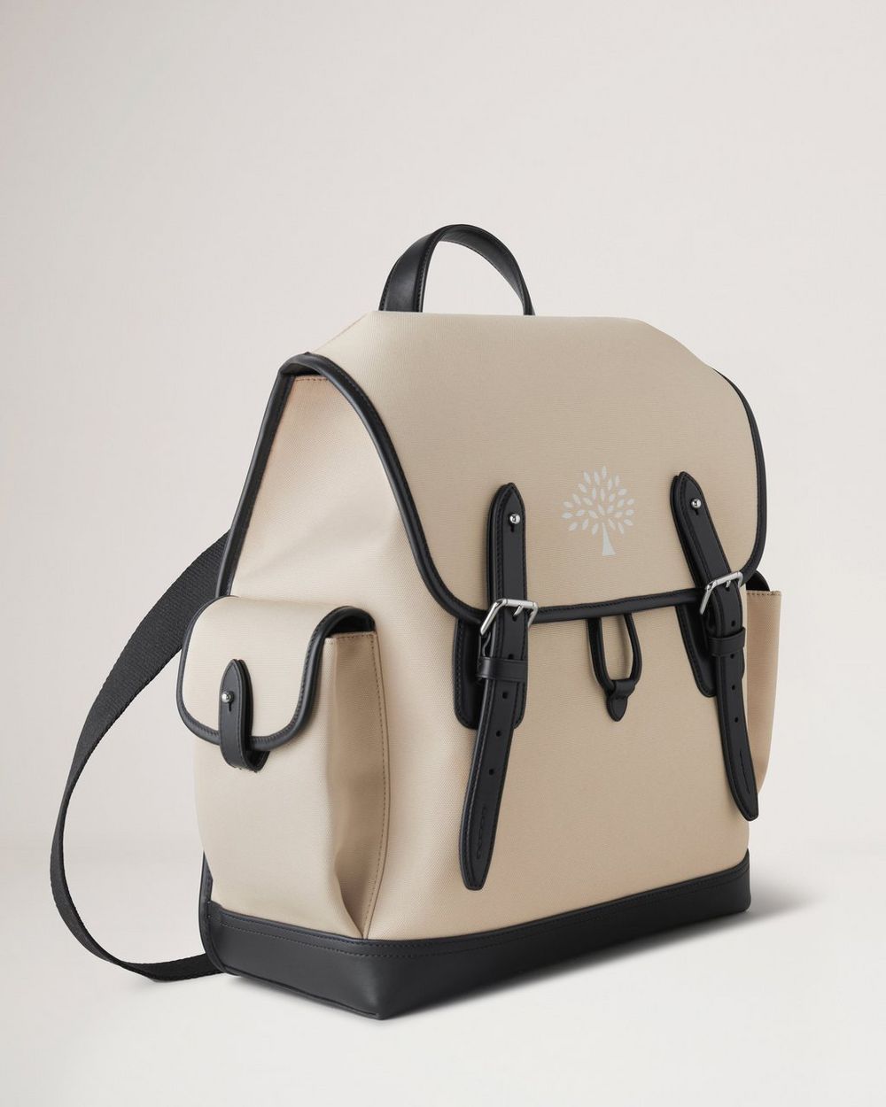Heritage Backpack | Chalk Natural Cotton Canvas | Women | Mulberry