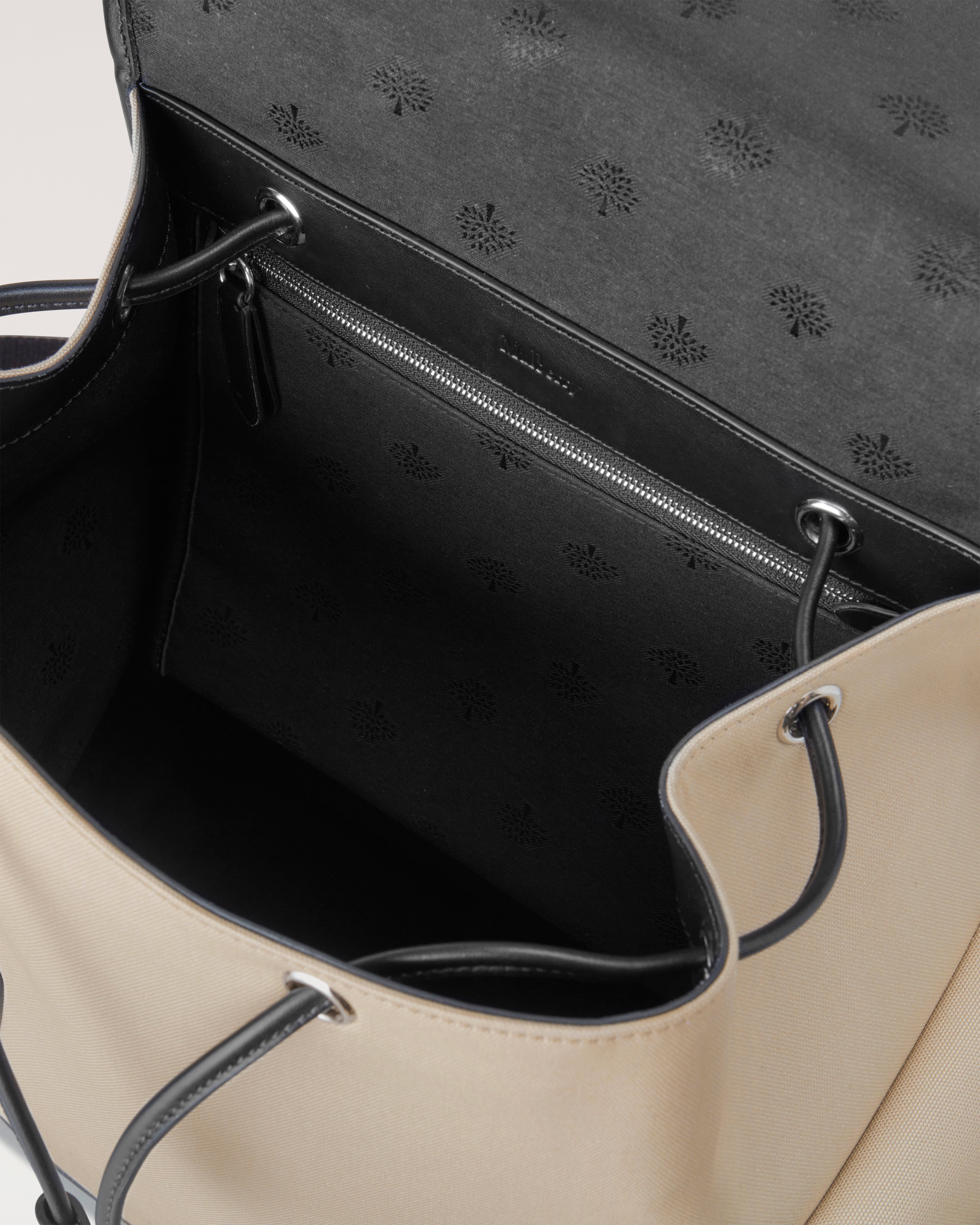 Heritage Backpack | Chalk Natural Cotton Canvas | Women | Mulberry