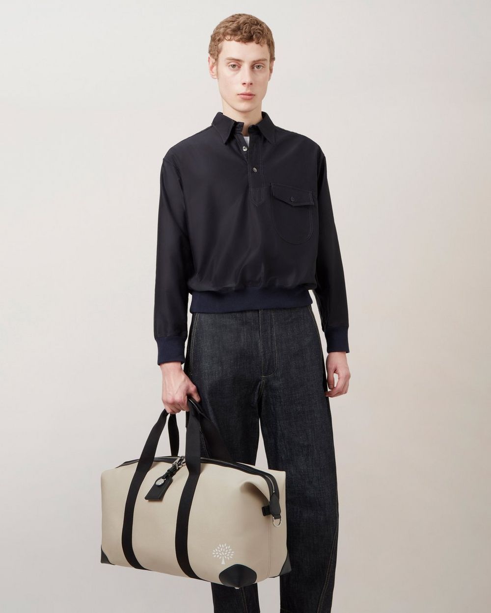 Heritage Medium Clipper | Chalk Natural Cotton Canvas | Women | Mulberry