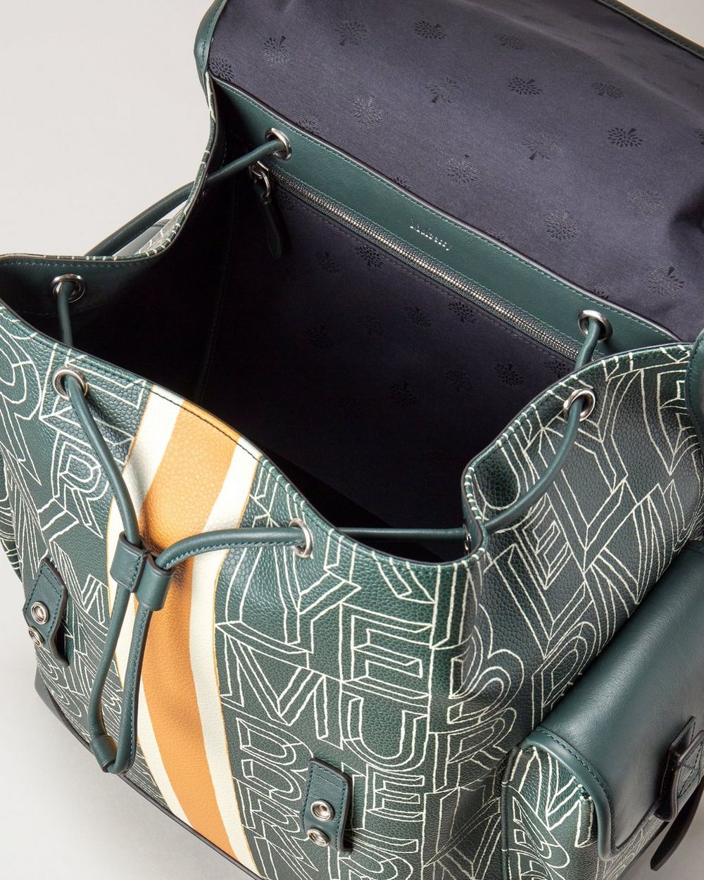 Oversized Heritage Backpack | Multicolour Scotchgrain | Women | Mulberry