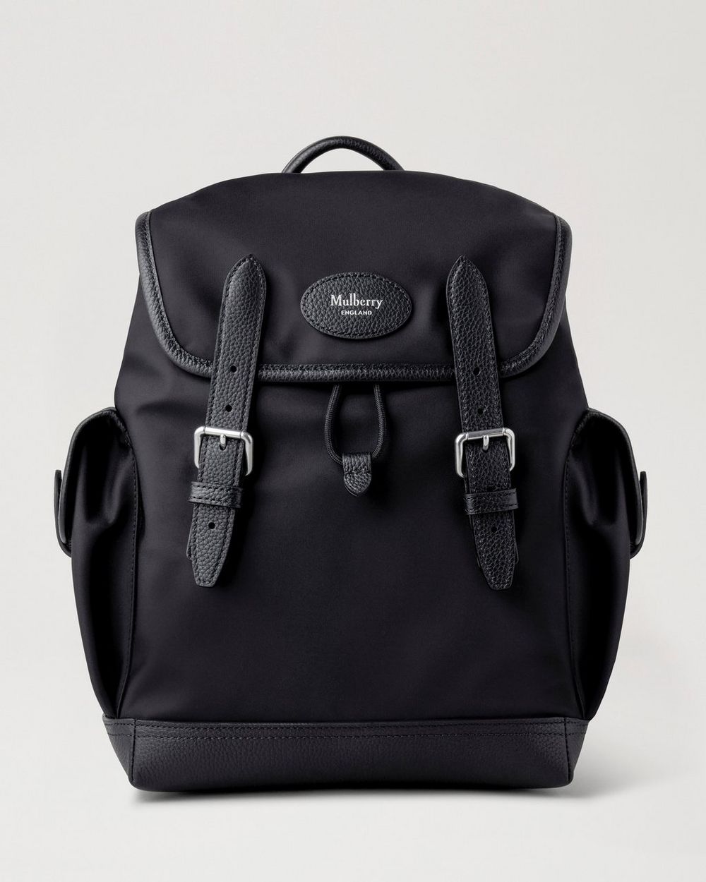 Mini Heritage Nylon Backpack | Black Nylon | Women | Mulberry