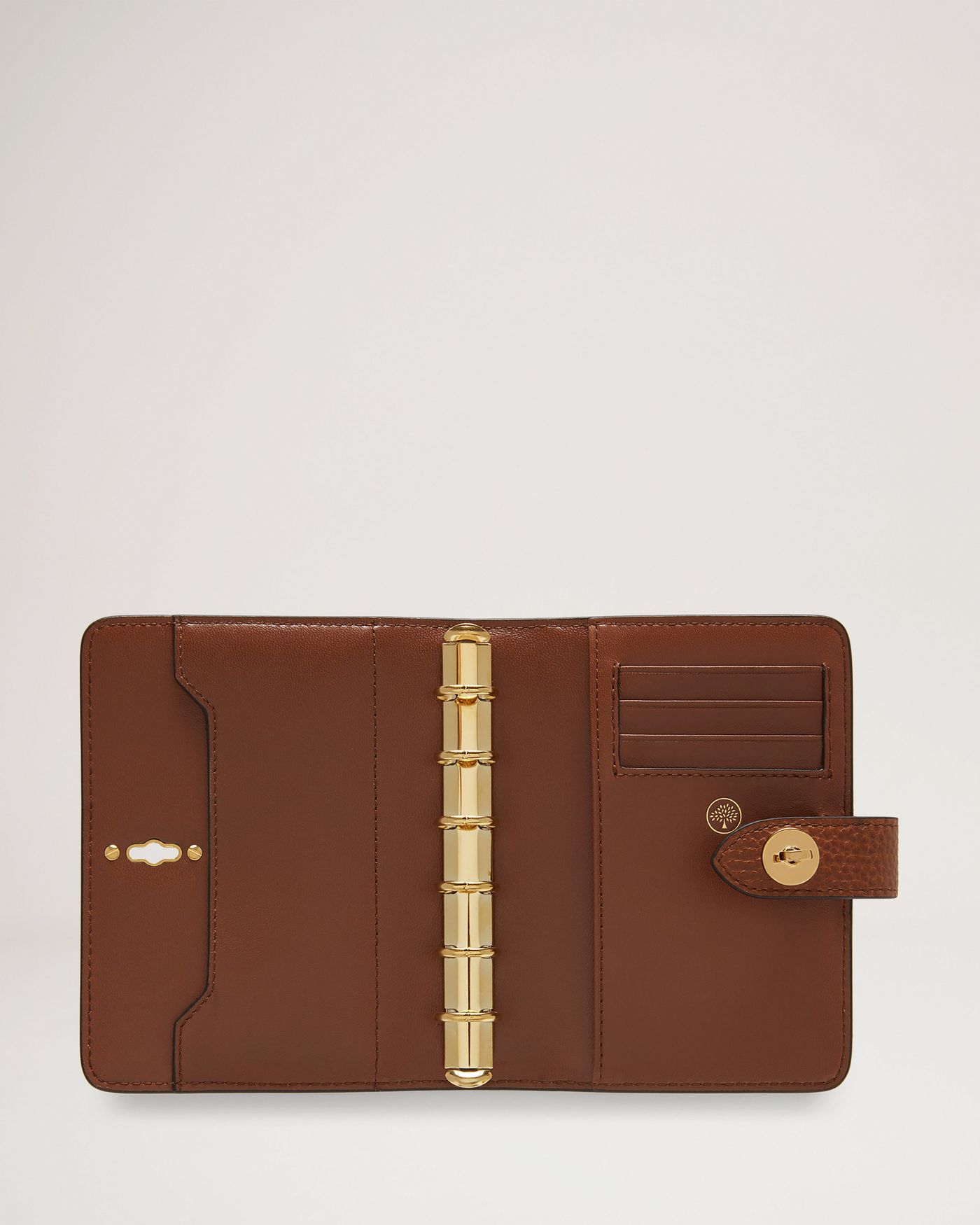 Postman's Lock Pocket Book | Oak Small Classic Grain Leather | Men ...