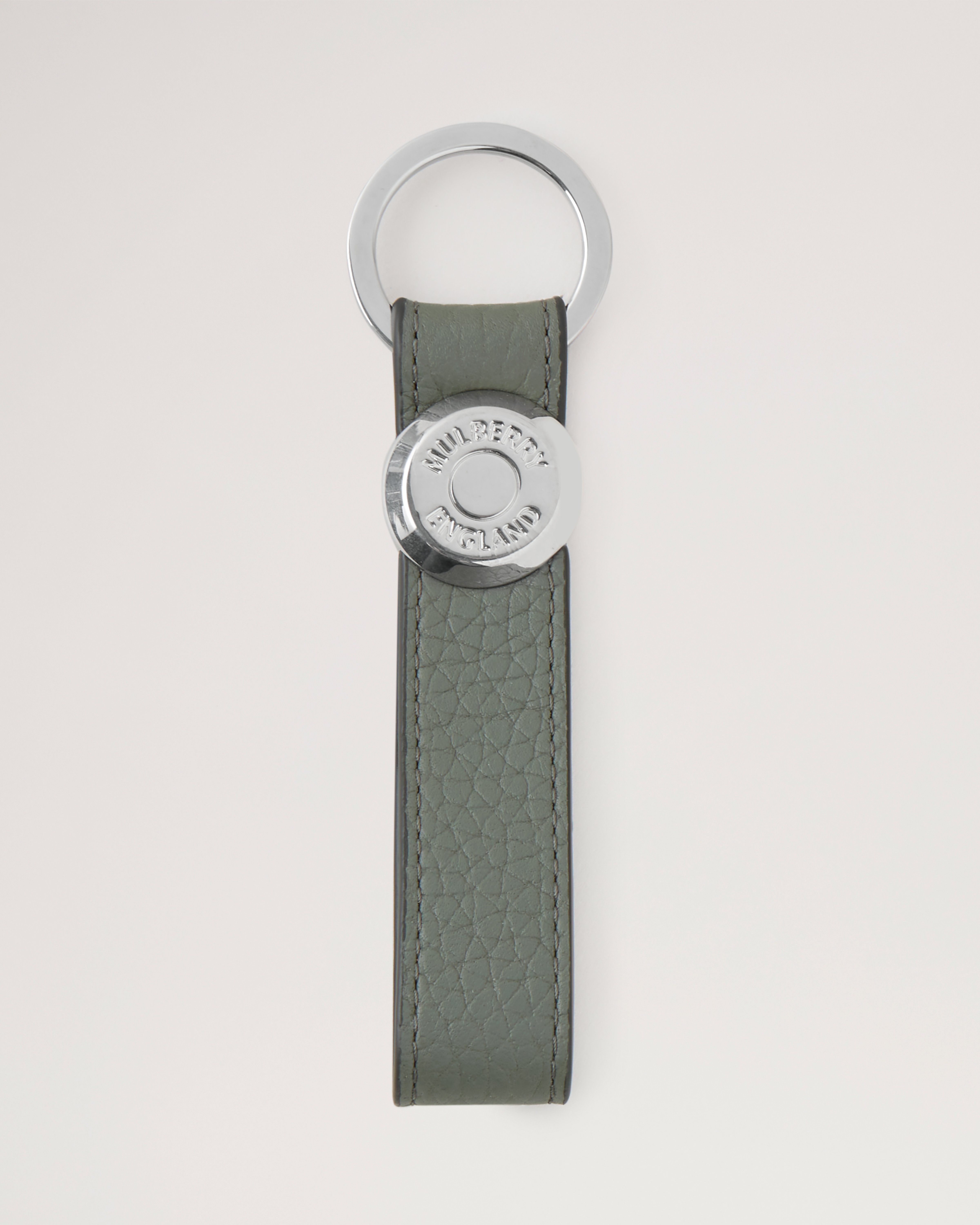 Rivet Keyring | Uniform Heavy Grain | Men | Mulberry