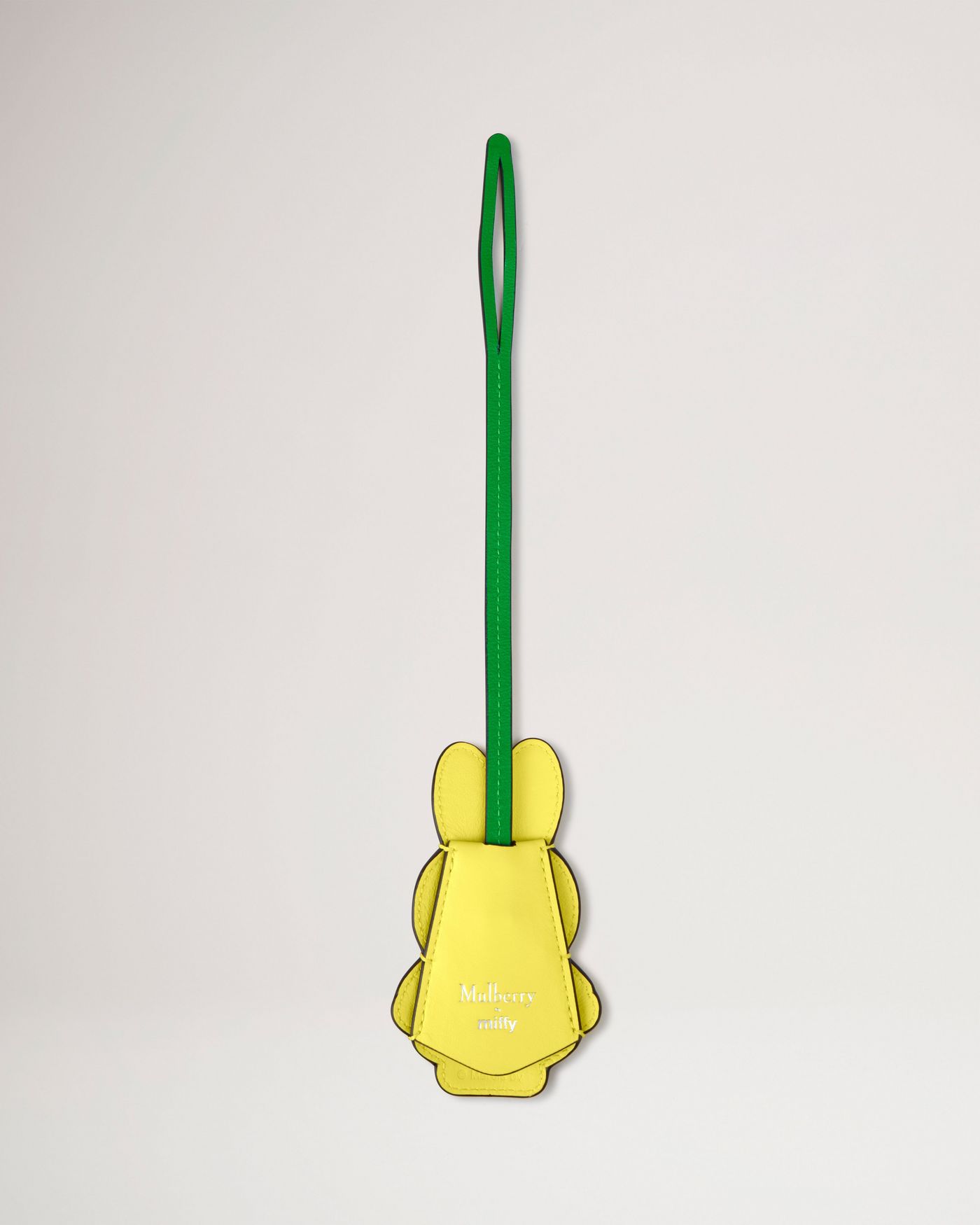Mulberry x Miffy - Key Fob | Lawn Green Silky Calf | Mulberry x Miffy ...