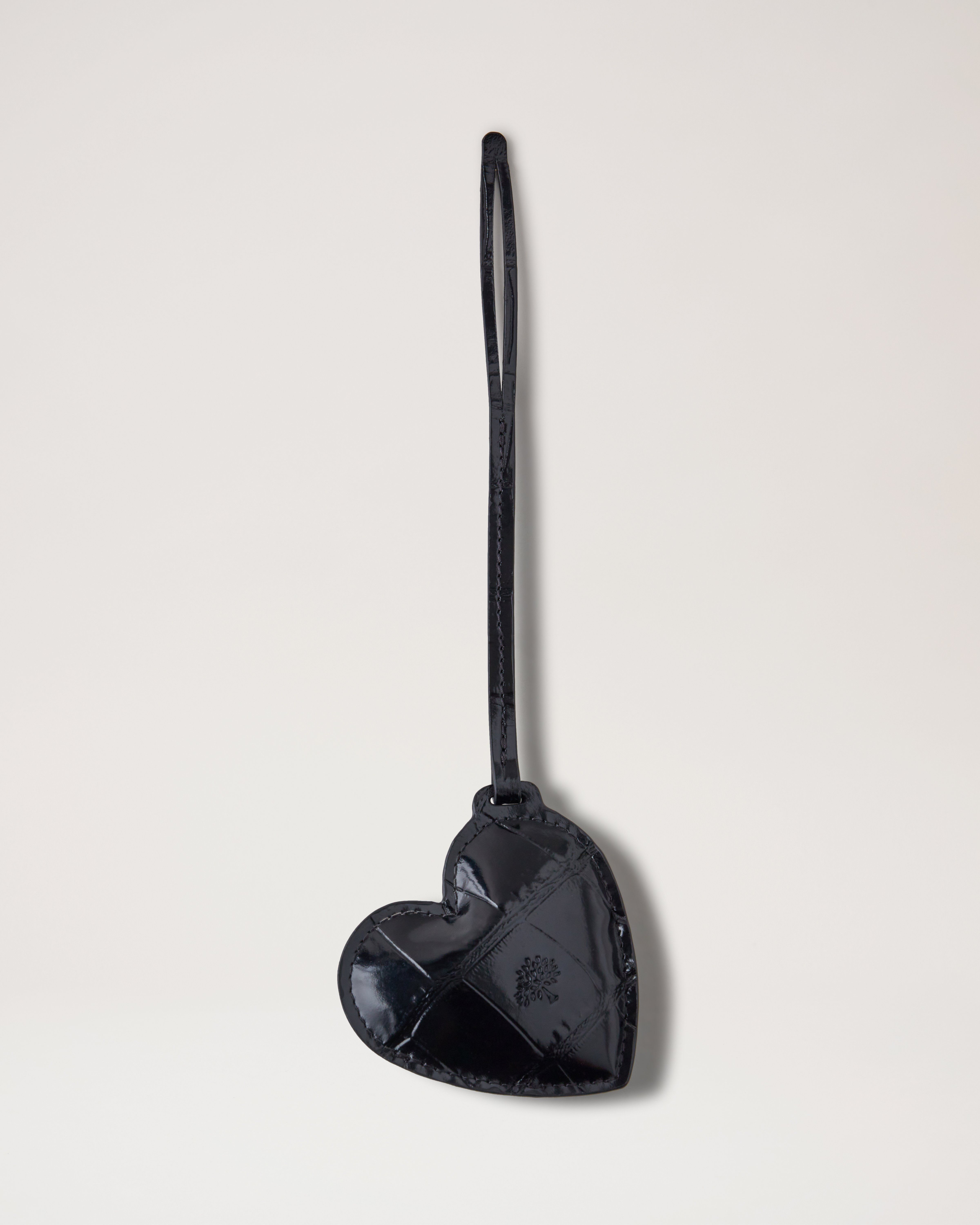 Axel Arigato for Mulberry Heart Keyring | Black Bovine Leather | Axel ...