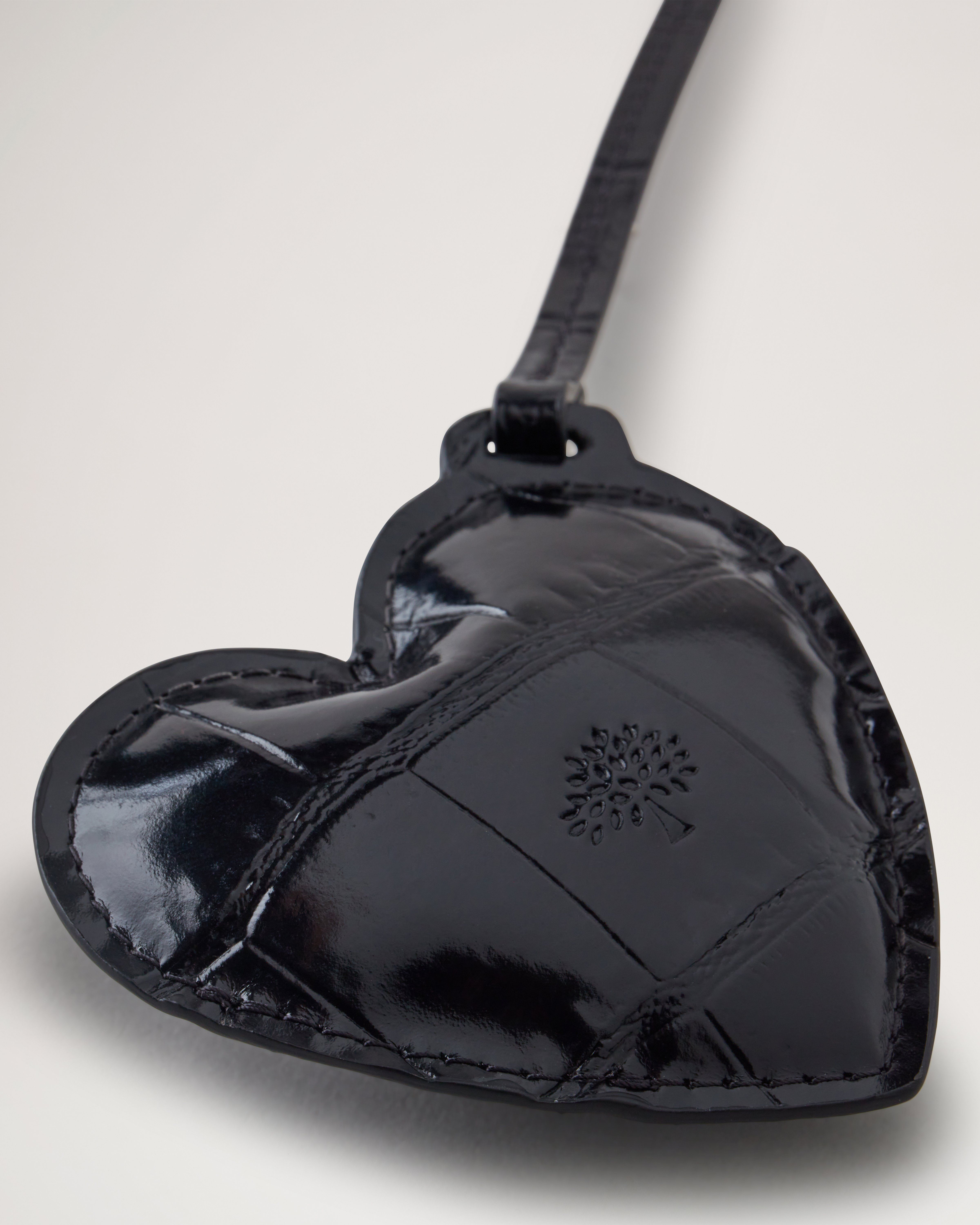 Axel Arigato for Mulberry Heart Keyring | Black Bovine Leather | Axel ...