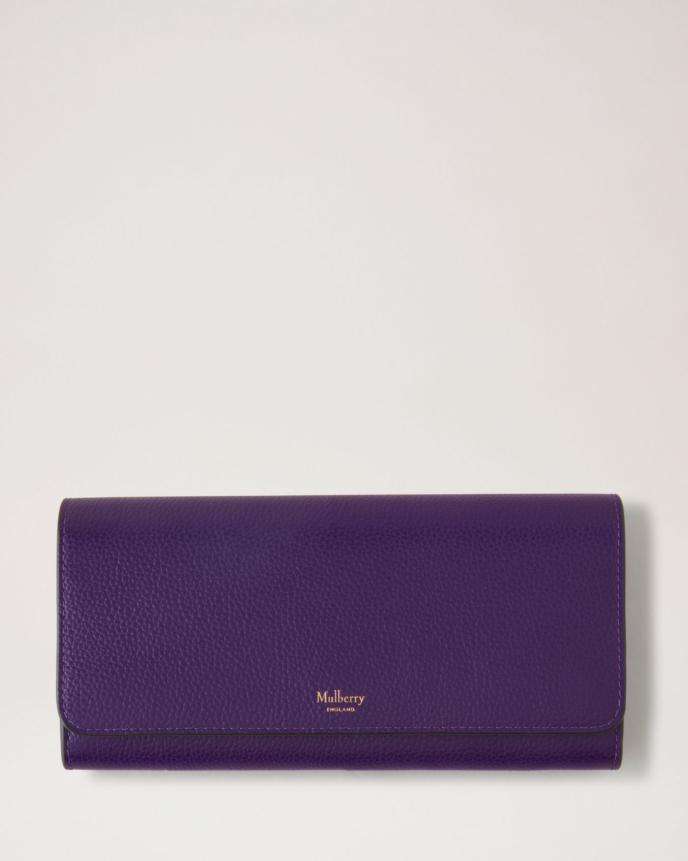 Continental Wallet | Amethyst Small Classic Grain | Women | Mulberry