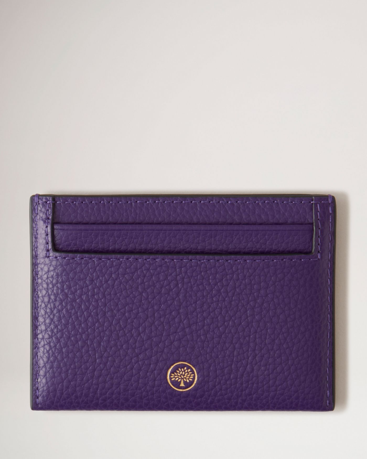 Credit Card Slip | Amethyst Small Classic Grain | Women | Mulberry