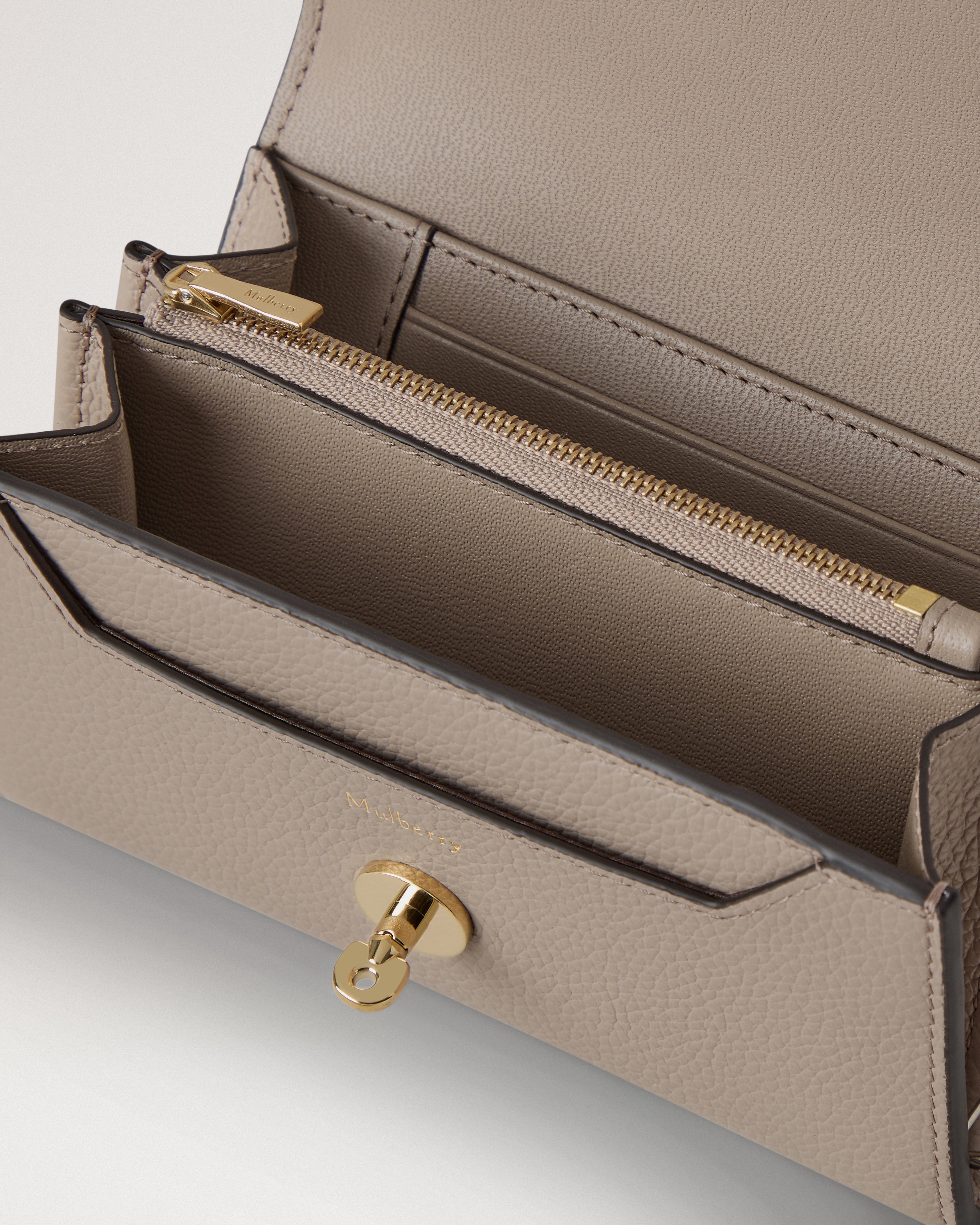 Mulberry | Medium Darley Wallet | Cashmere Taupe Small Classic Grain
