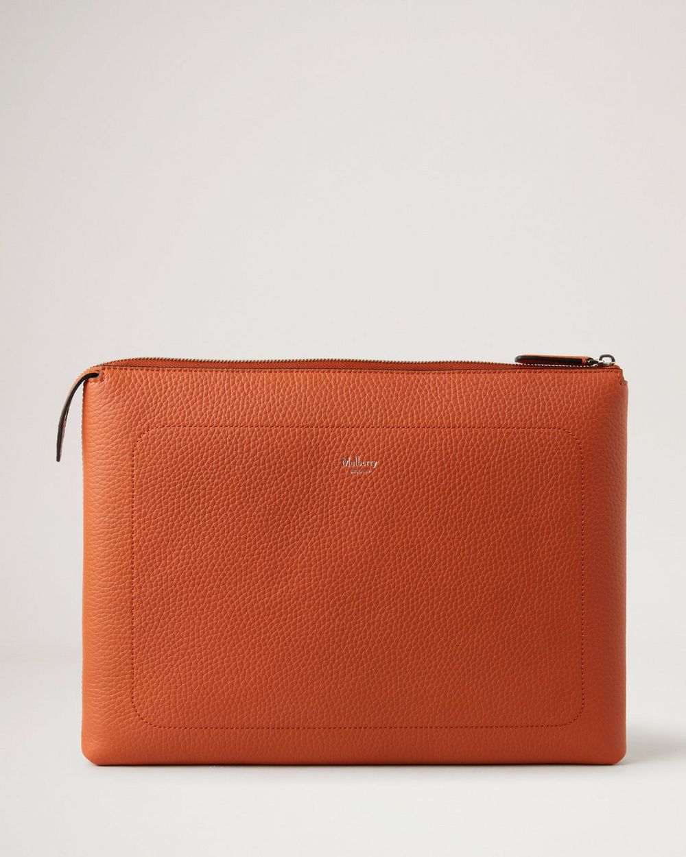 City Laptop Case | Rust Orange Heavy Grain | Women | Mulberry
