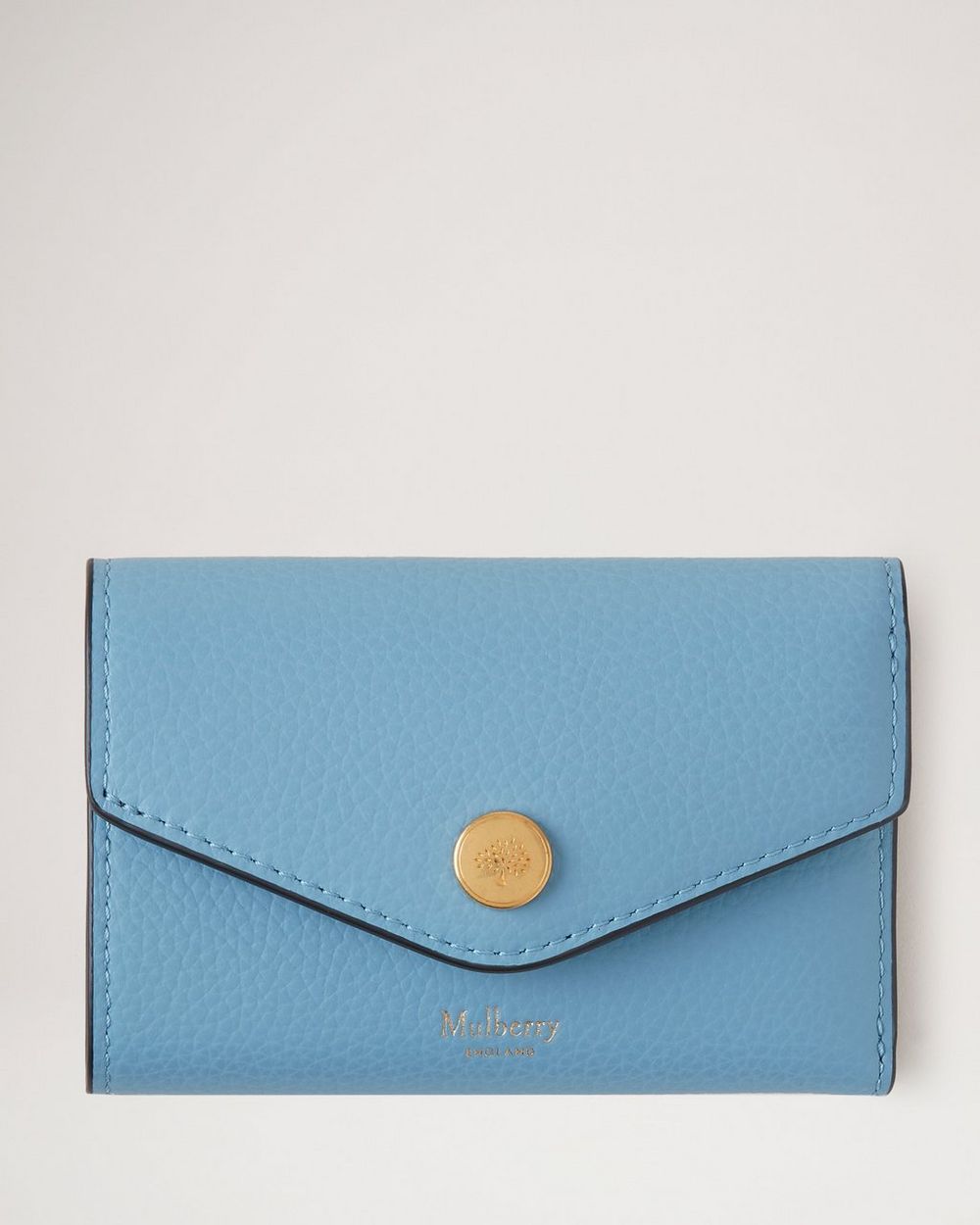 Folded Multi-Card Wallet | Pale Slate Small Classic Grain | Gifts For ...