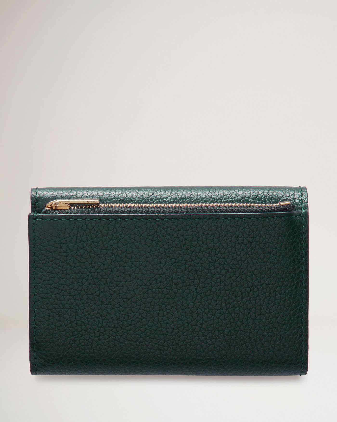 Folded Multi-Card Wallet | Mulberry Green Small Classic Grain | Women ...