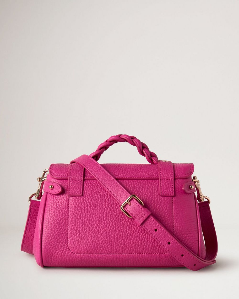 Mini Alexa | Mulberry Pink Heavy Grain | Women | Mulberry