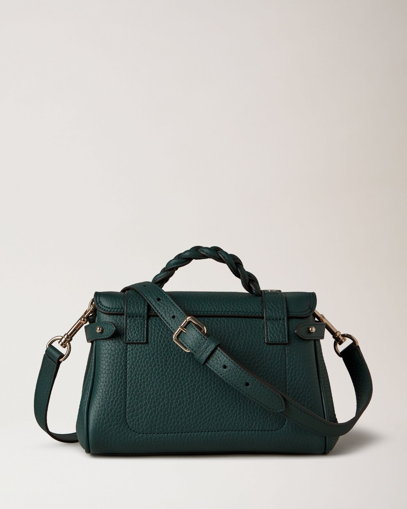 Mini Alexa | Mulberry Green Heavy Grain | Women | Mulberry