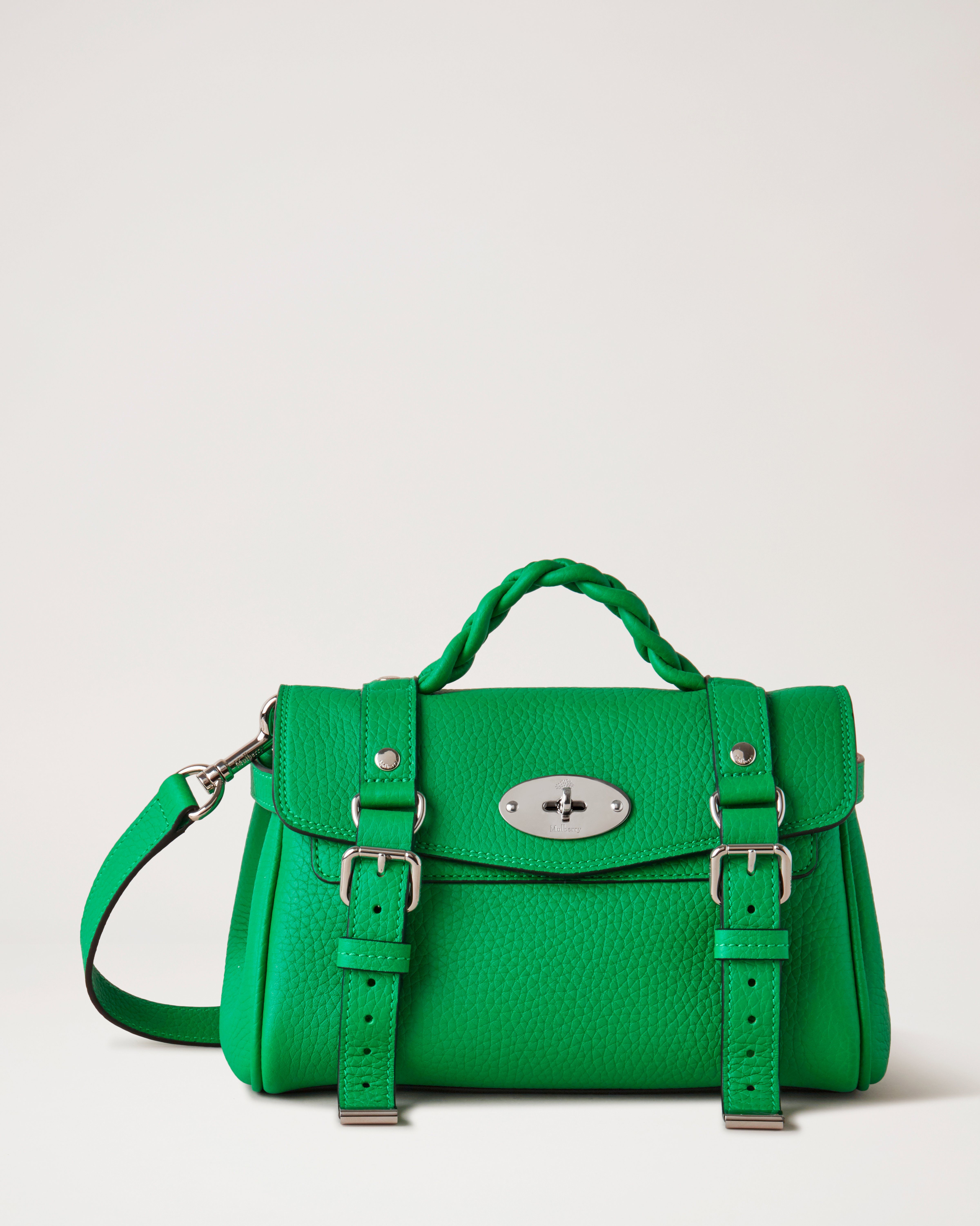 Mini Alexa | Lawn Green Heavy Grain | Women | Mulberry