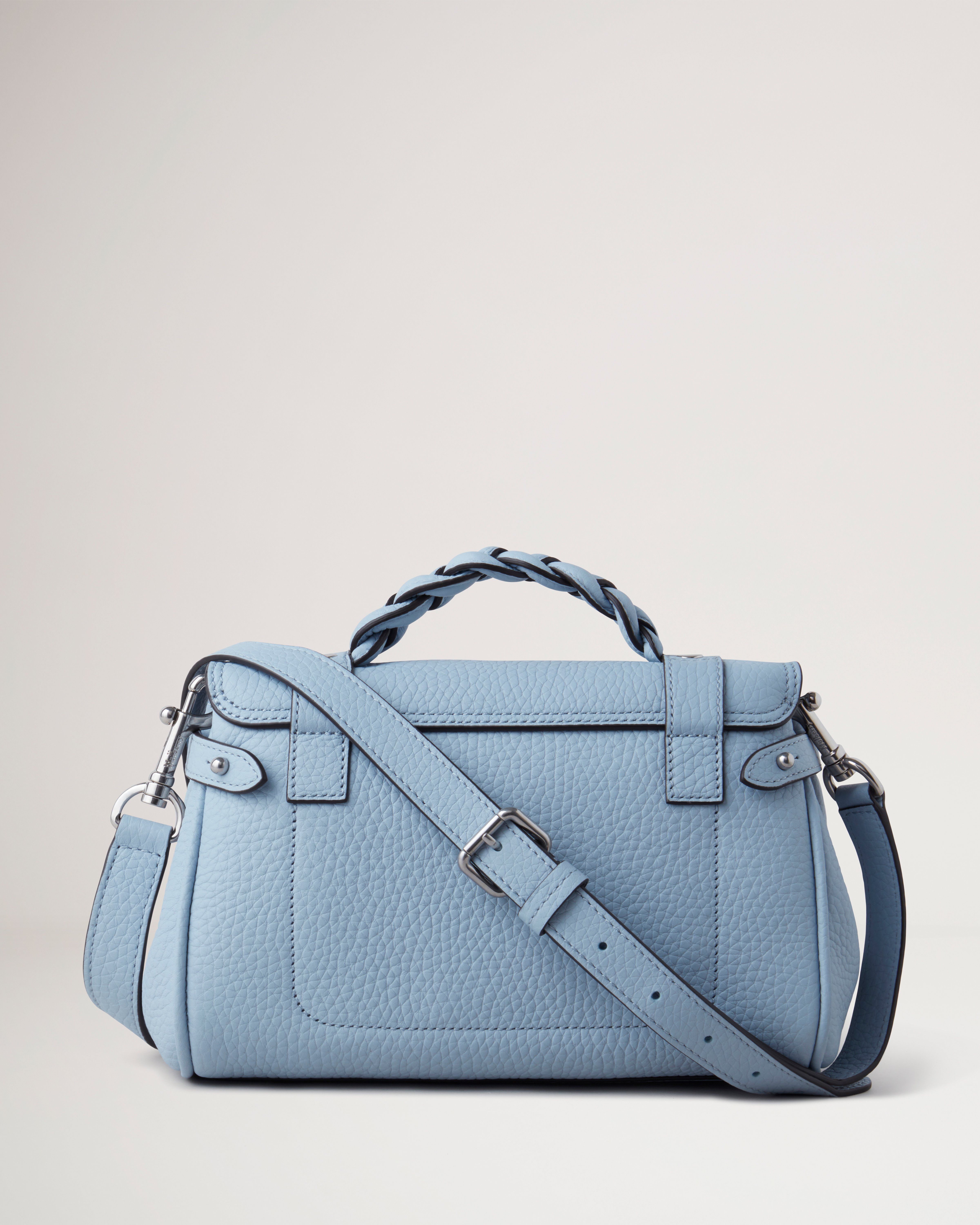 Mini Alexa | Poplin Blue Heavy Grain | Women | Mulberry