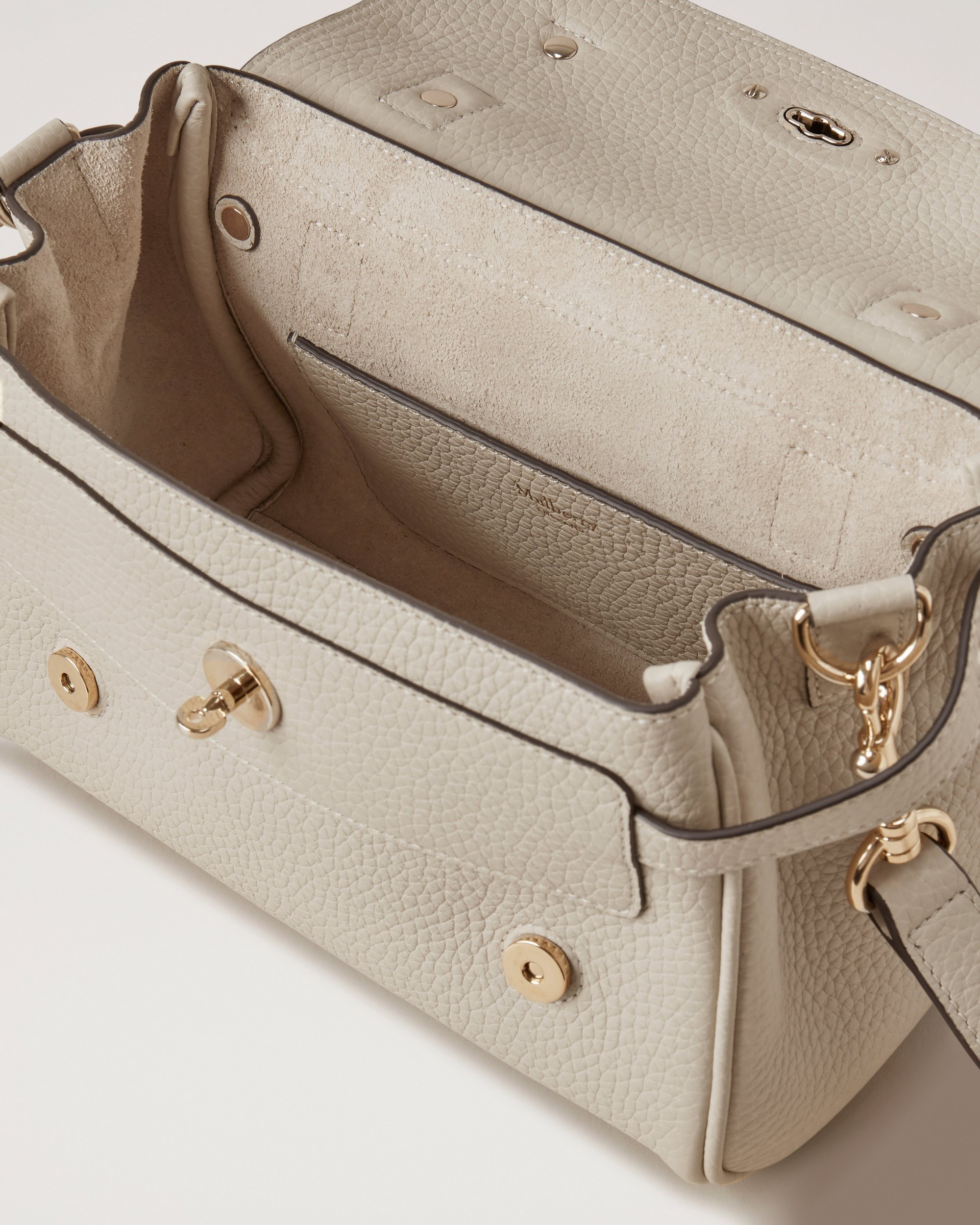 Mulberry | ミニ アレクサ | チョーク ヘビー グレイン レザー Mulberry | ミニ アレクサ | チョーク ヘビー グレイン レザー