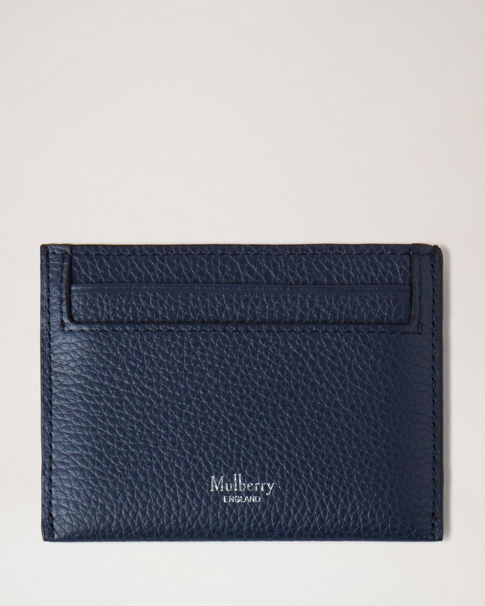 Credit Card Slip | Midnight Small Classic Grain | Women | Mulberry