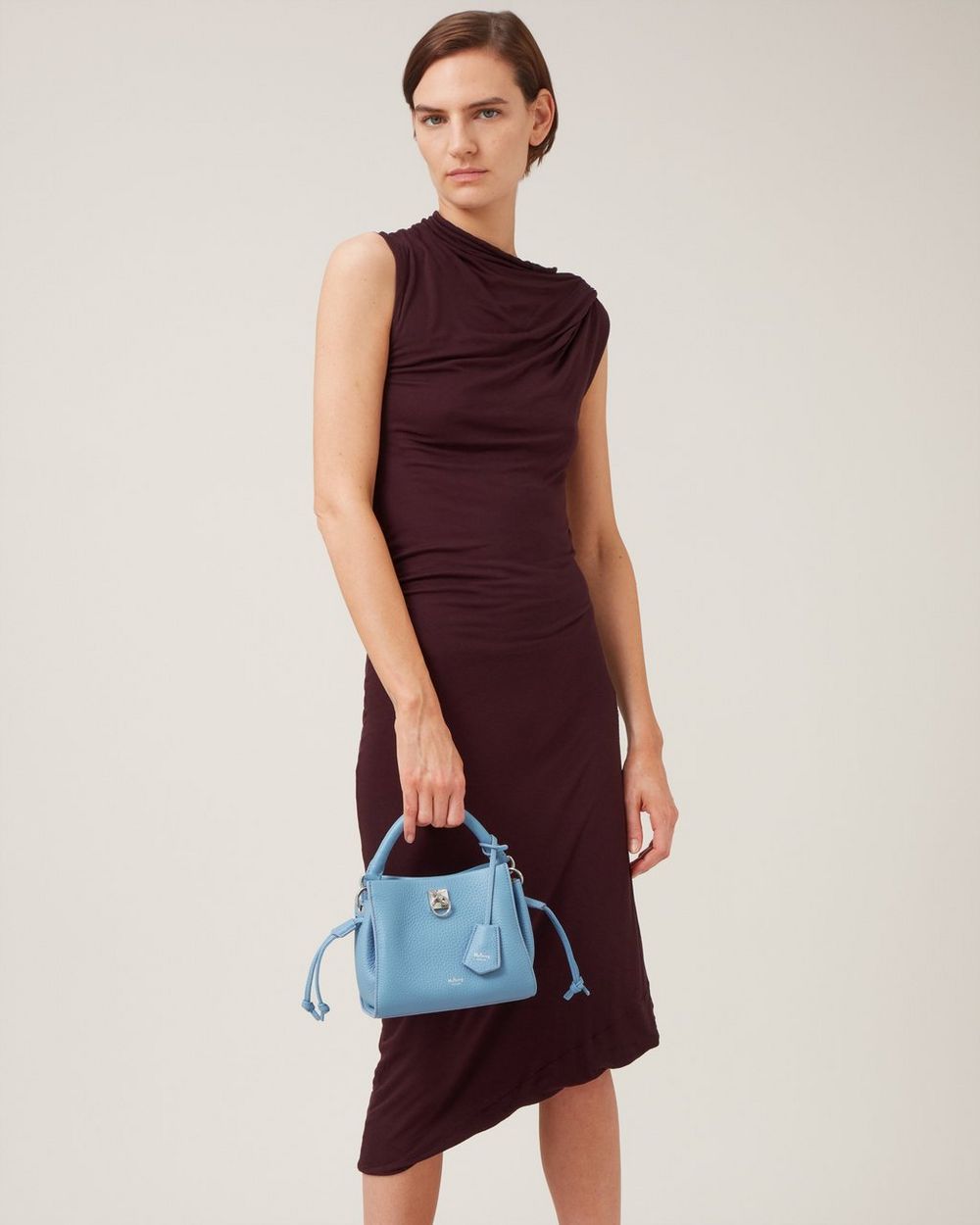 Mini Iris | Pale Slate Heavy Grain | Icon Editions | Mulberry