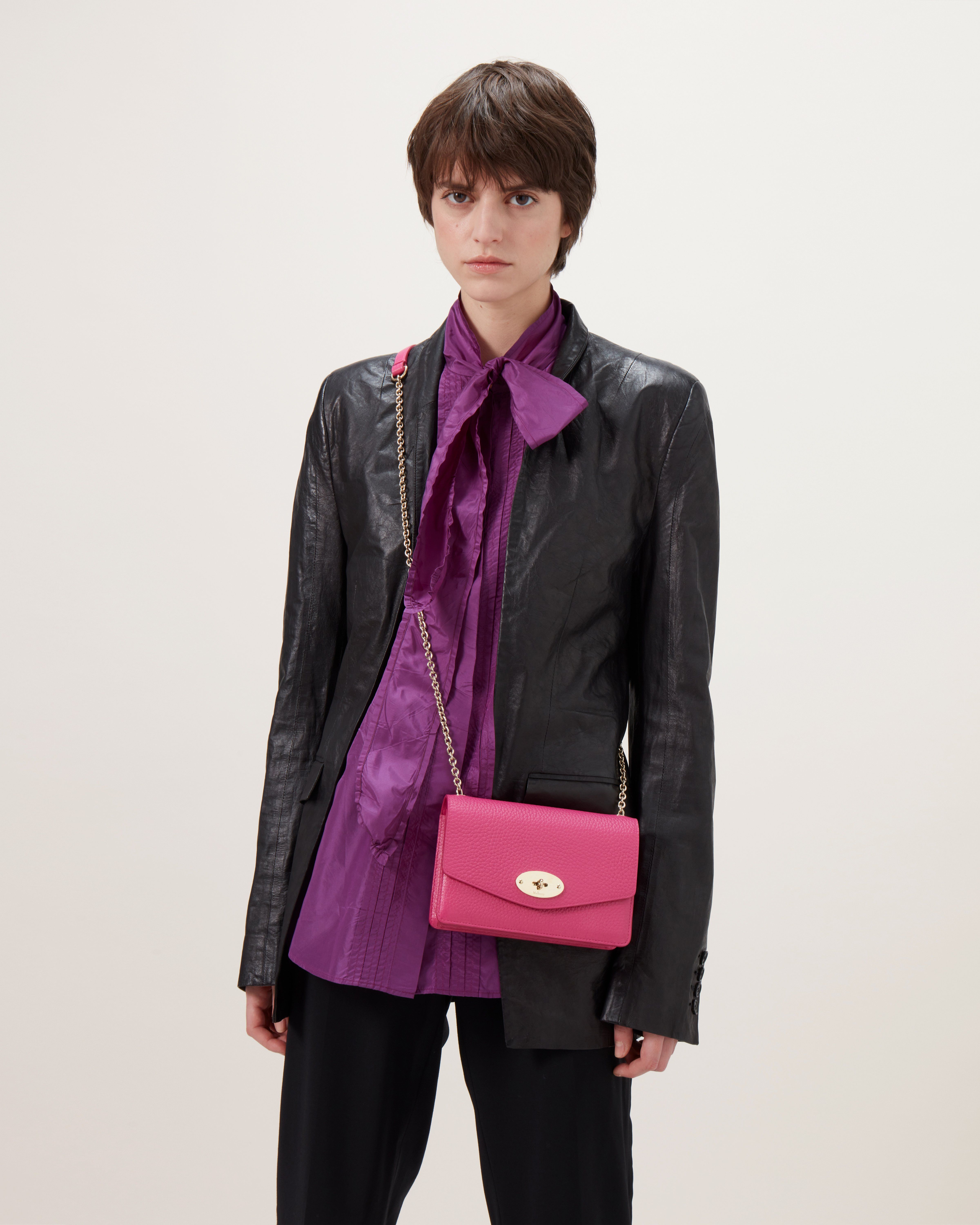 Small Darley | Mulberry Pink Heavy Grain | Women | Mulberry