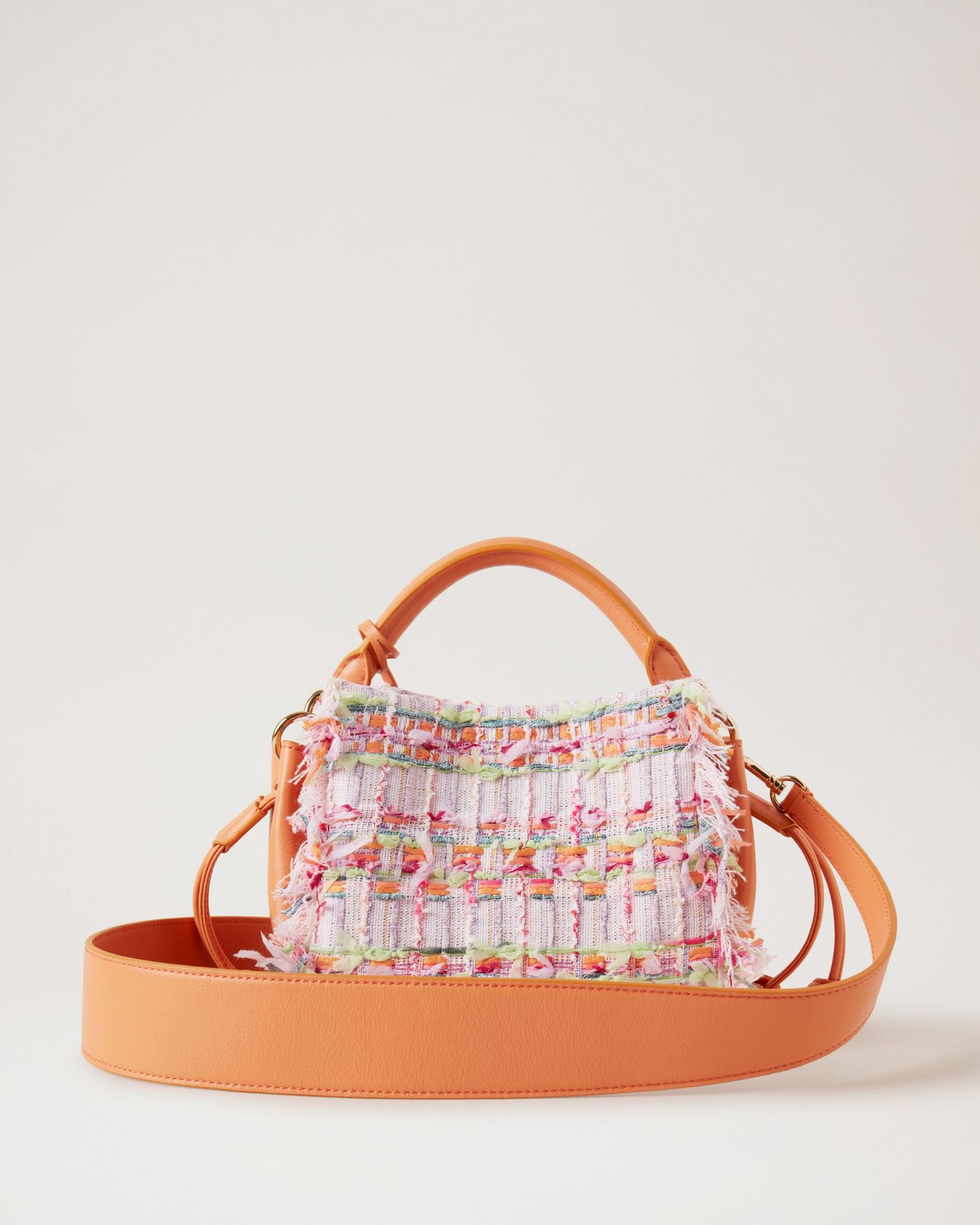 Mini Iris | Apricot Tweed & Silky Calf | Women | Mulberry