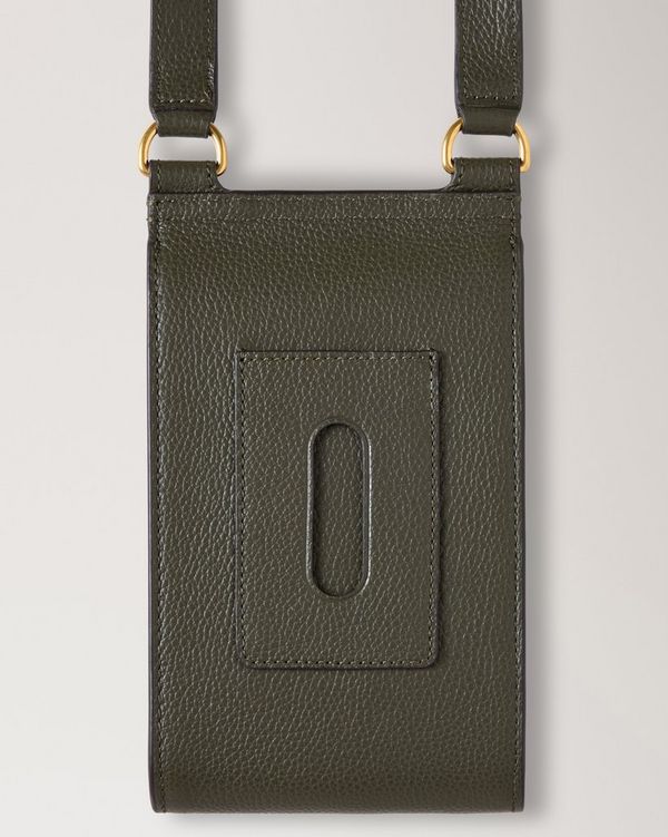 Mulberry | Mini Antony | Juniper Green Small Classic Grain | Women