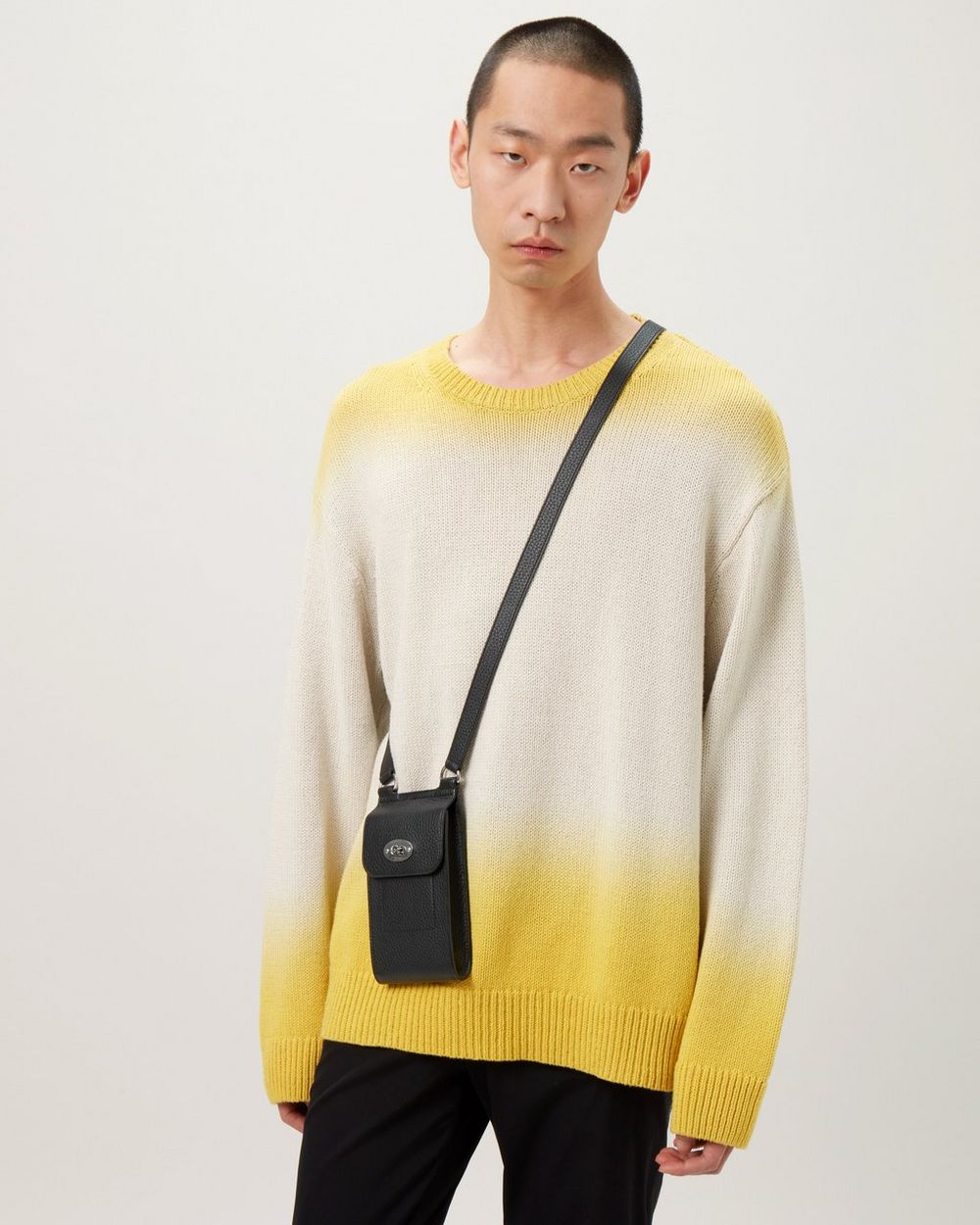 Mini Antony | Black Heavy Grain | Men | Mulberry