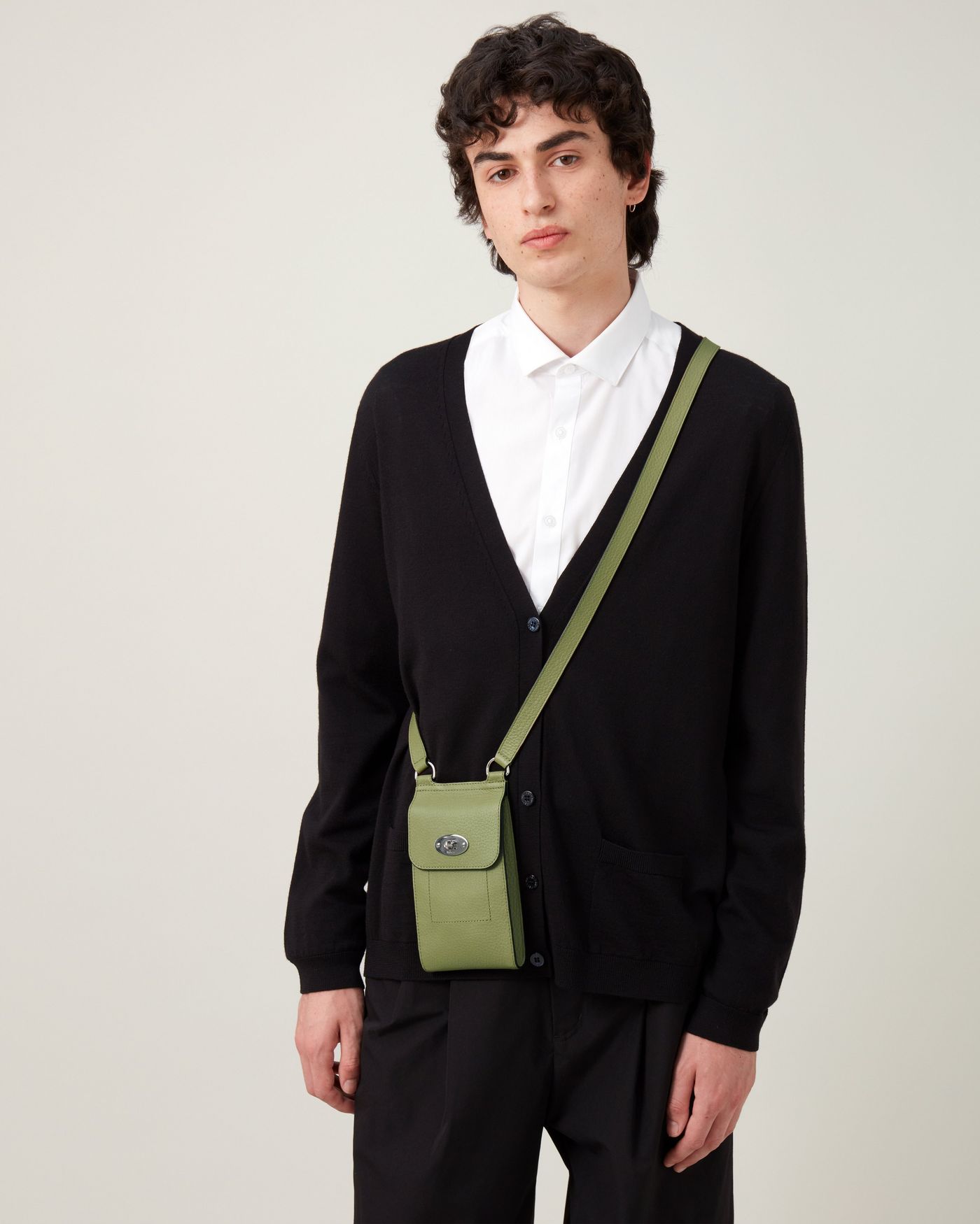 Mini Antony | Summer Khaki Heavy Grain | Men | Mulberry