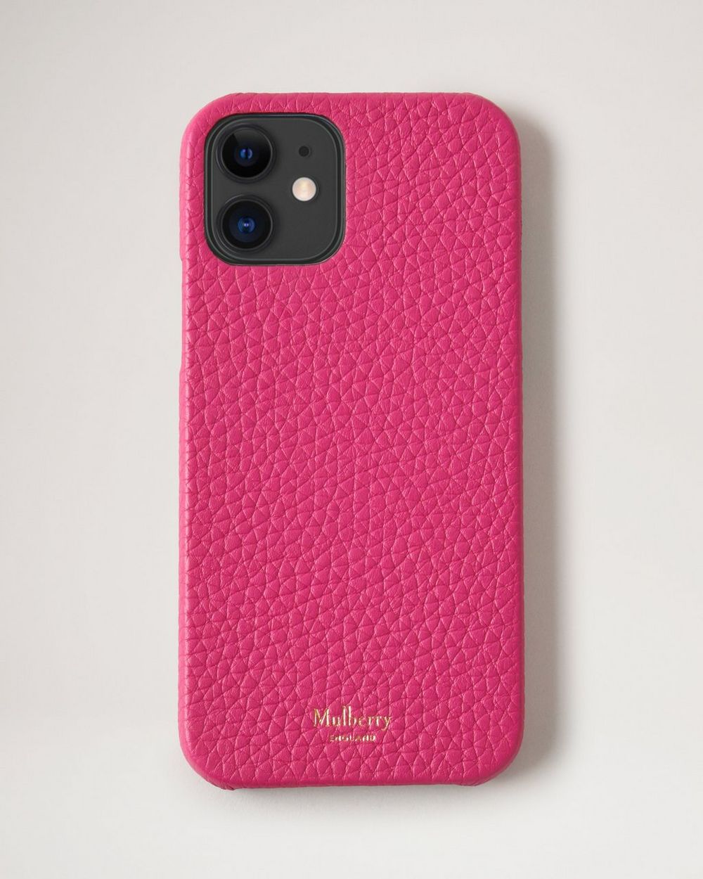 iPhone 12 Case | Mulberry Pink Heavy Grain | Women | Mulberry