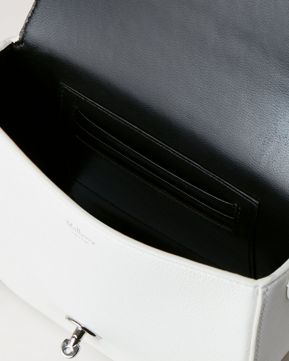 Small Darley Satchel | Black & White Whip Stitch | Darley | Mulberry