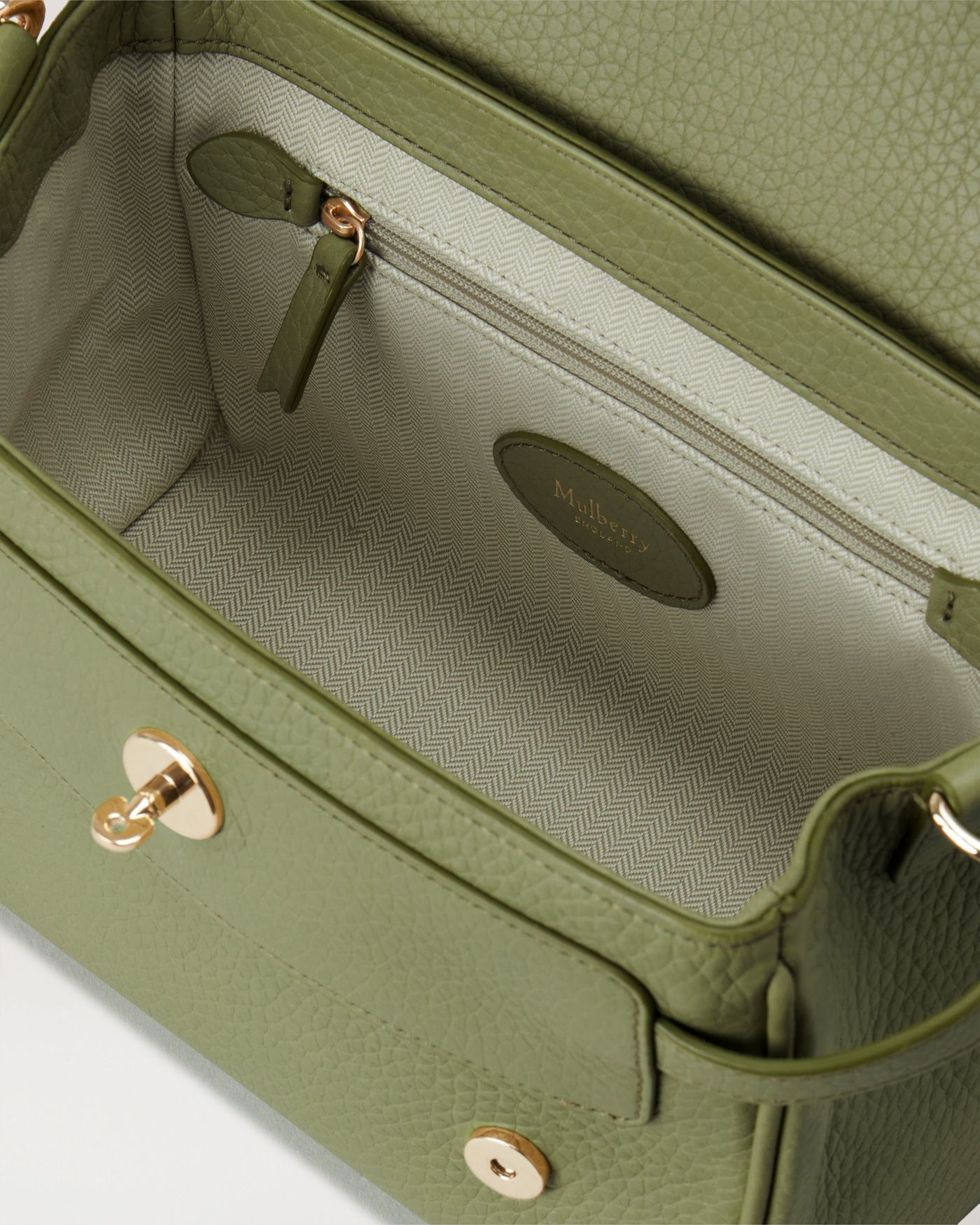 Mini Alexa | Summer Khaki & Chalk Whip Stitch | Women | Mulberry