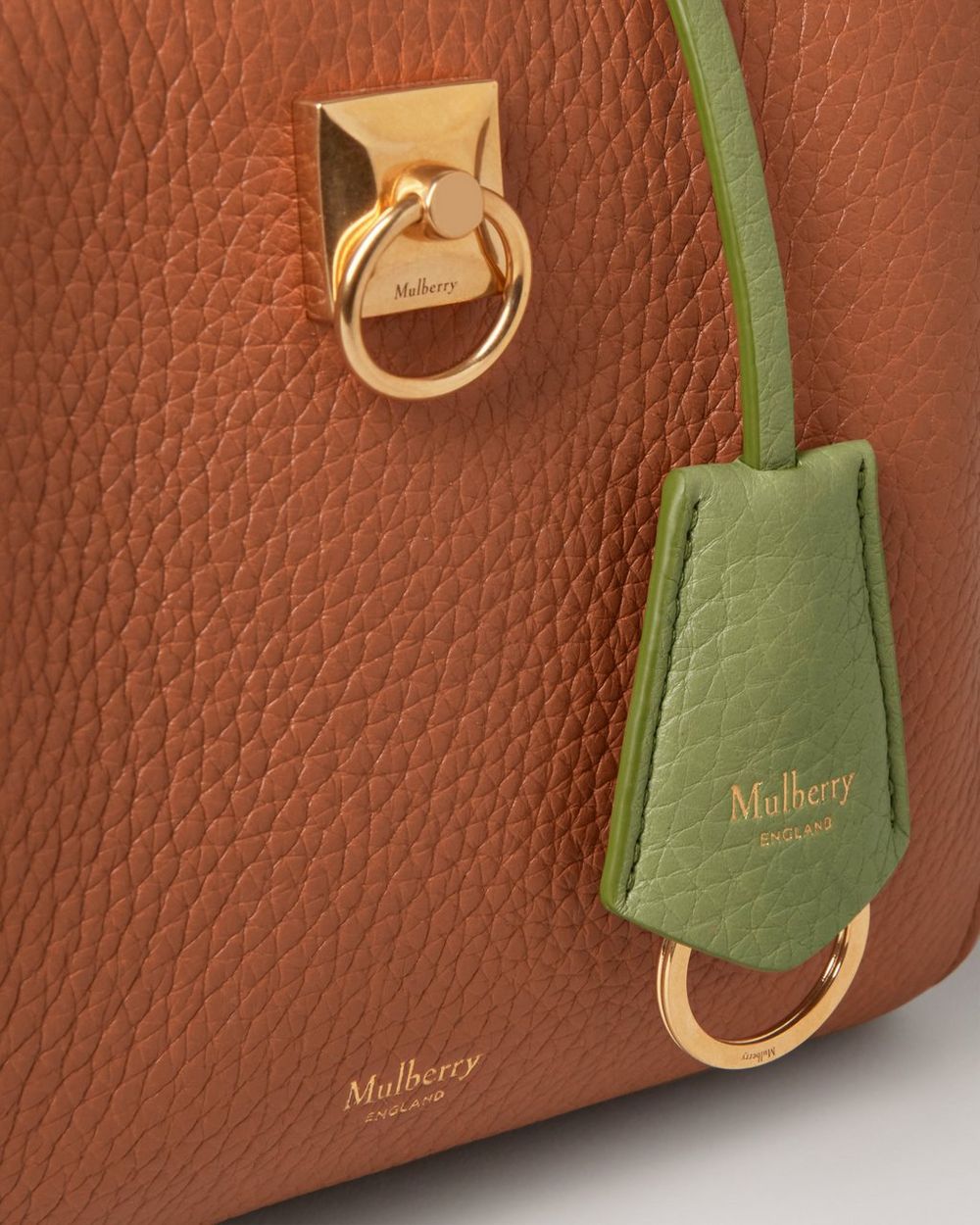 Mini Iris | Chestnut, Cloud & Summer Khaki Heavy Grain | Women | Mulberry