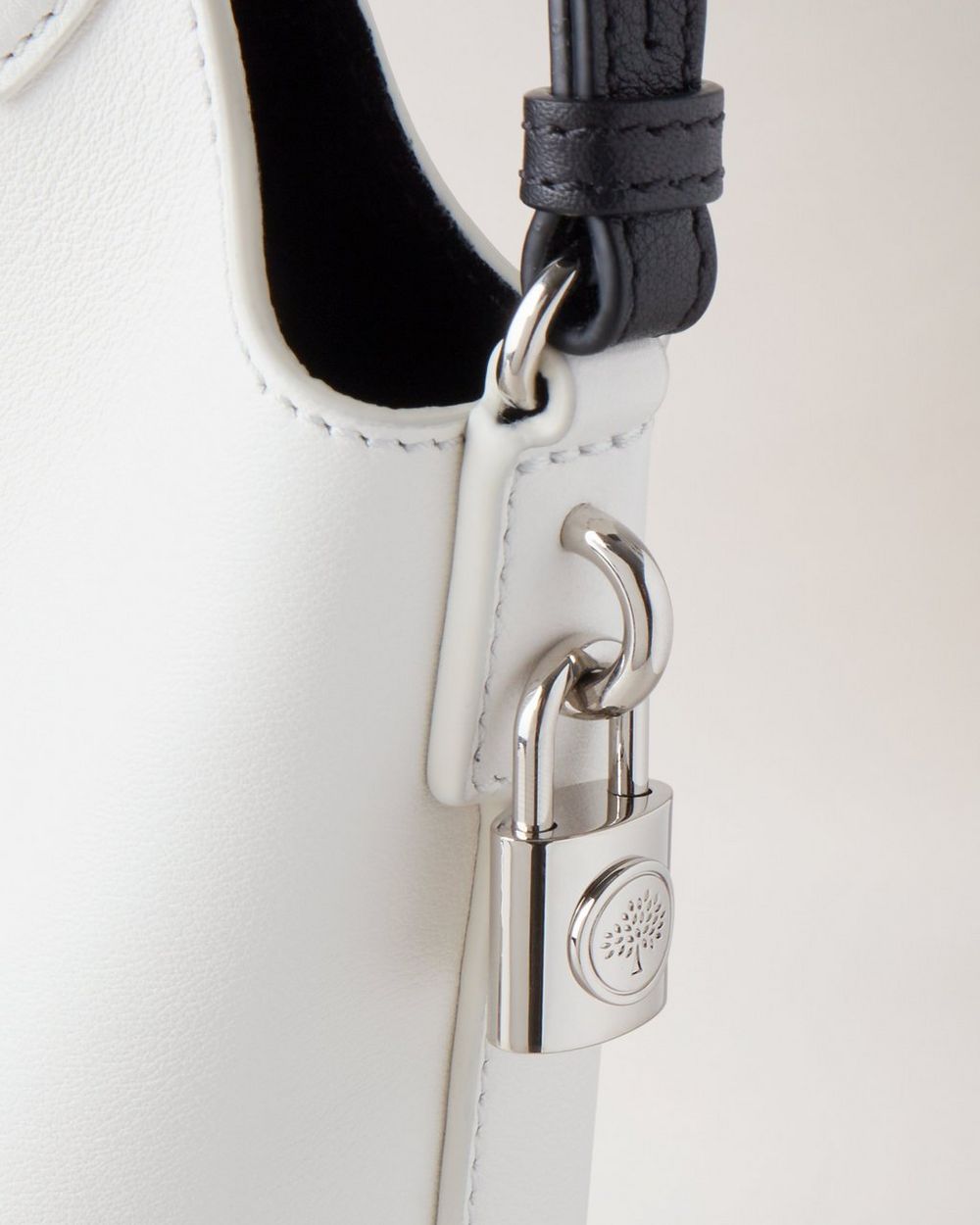 Small Lily Tote | Black & White Whip Stitch | Lily | Mulberry