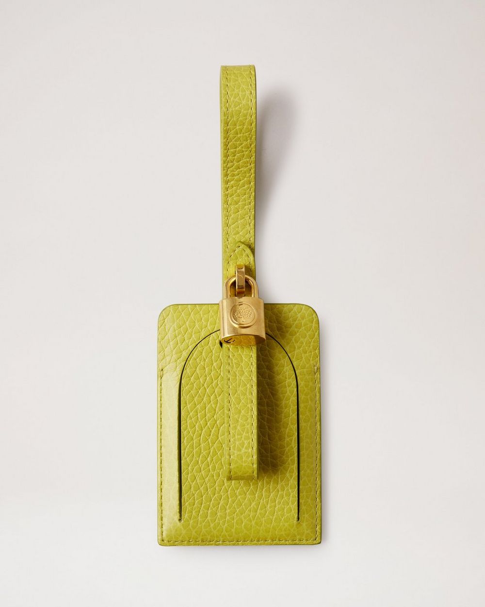 Billie Luggage Tag | Meadow Green Heavy Grain | Women | Mulberry