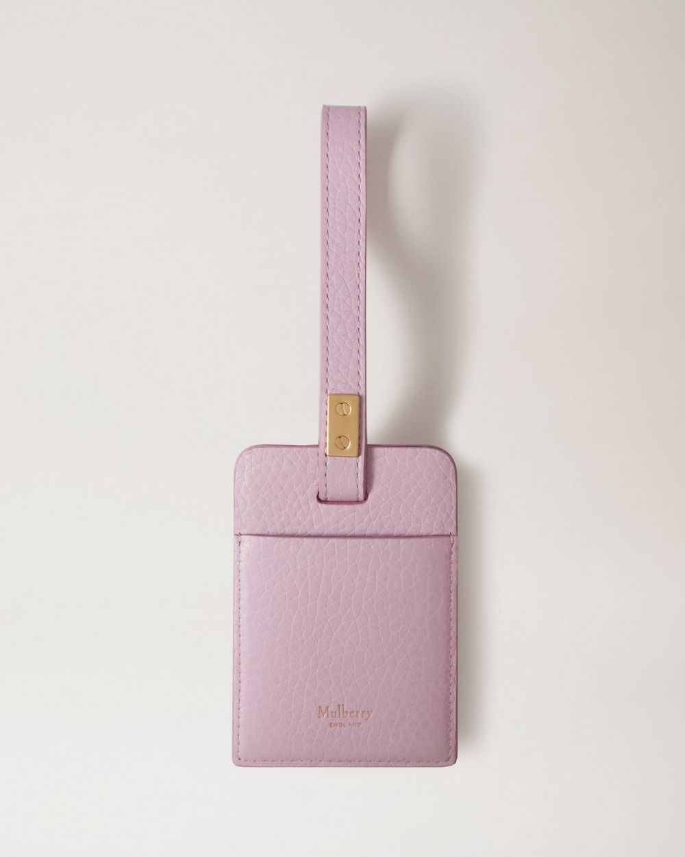 Padlock Luggage Tag | Lilac Blossom Heavy Grain | Women | Mulberry
