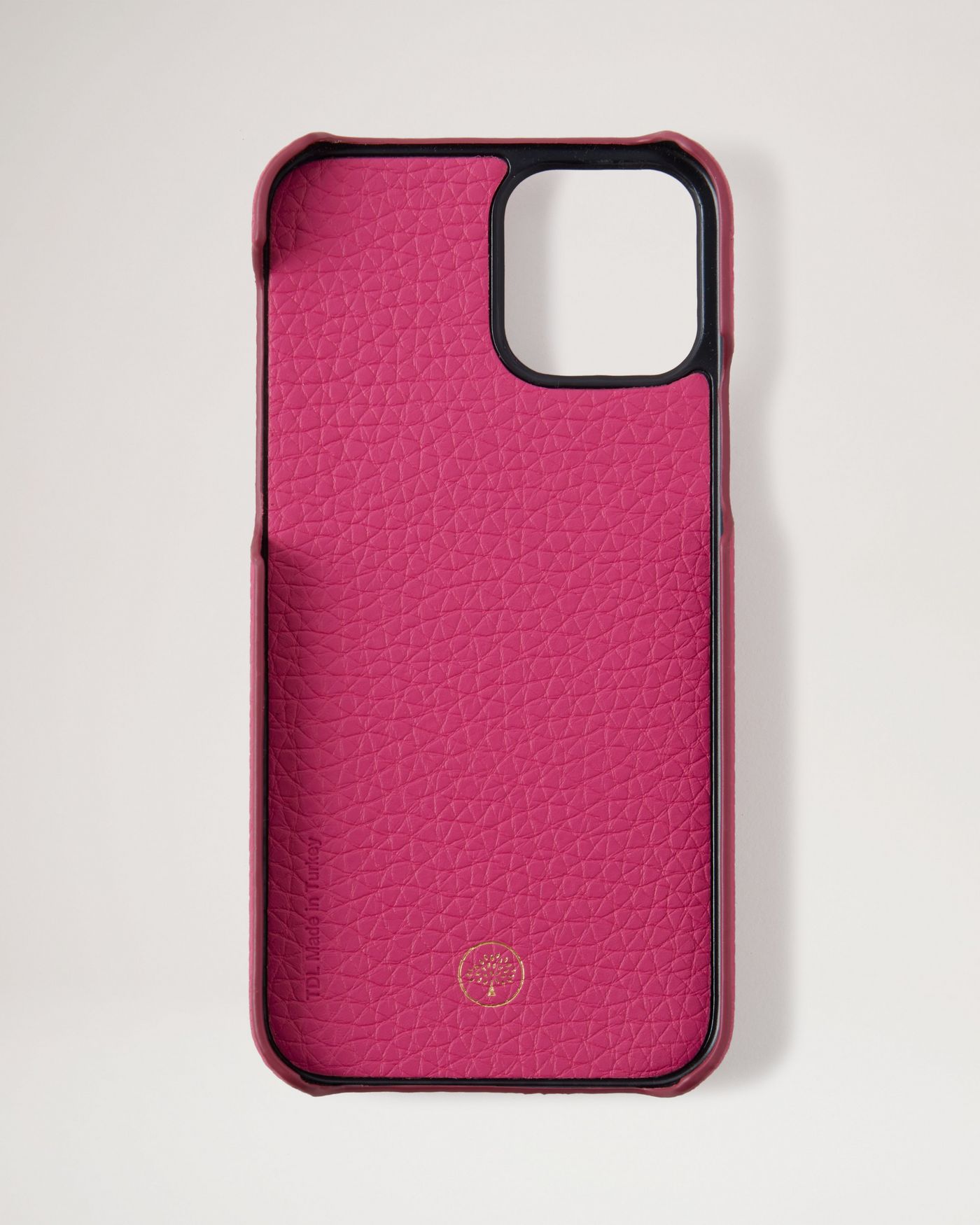 iPhone 12 Case with MagSafe Wallet | Mulberry Pink Heavy Grain | Women ...