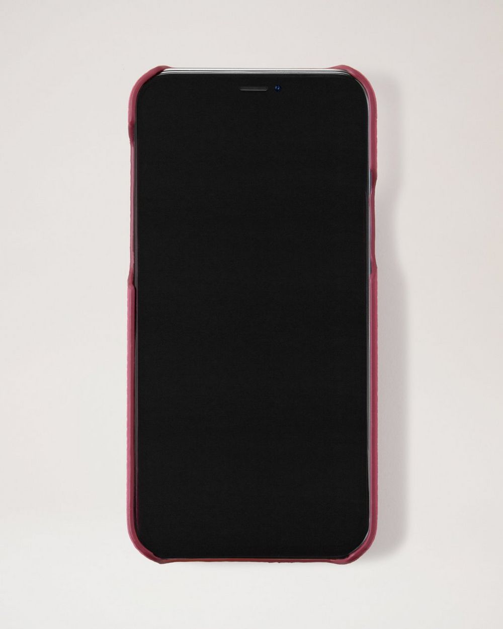 iPhone 12 Case with MagSafe Wallet | Mulberry Pink Heavy Grain | Women ...