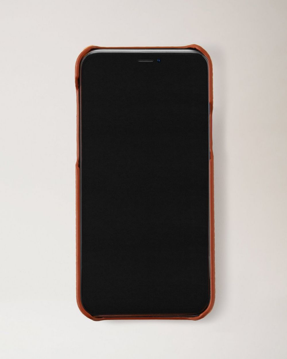 iPhone 12 Case with MagSafe Wallet | Rust Orange Heavy Grain | Women ...