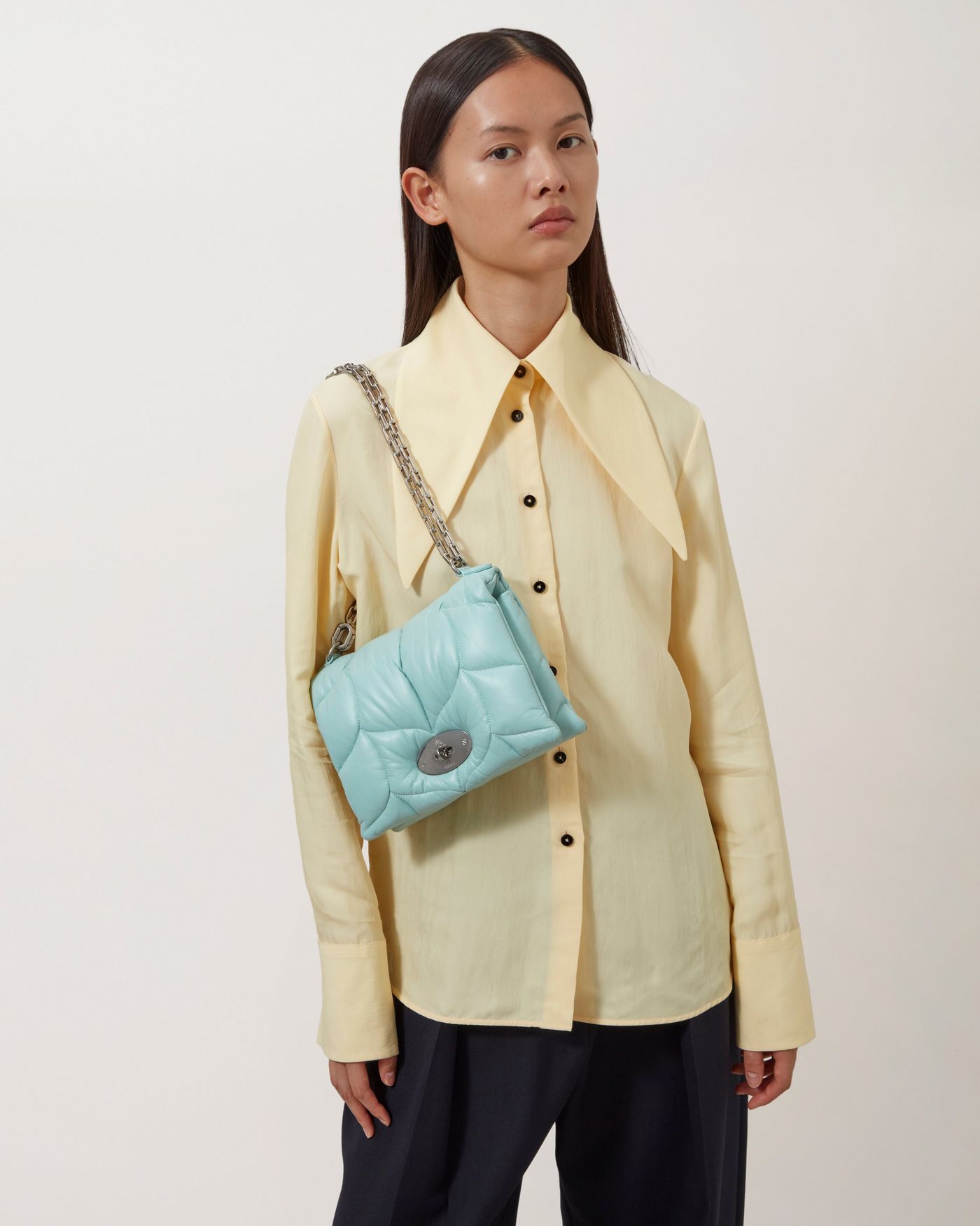 Little Softie | Acrylic Green Pillow Effect Nappa Leather | Softie ...