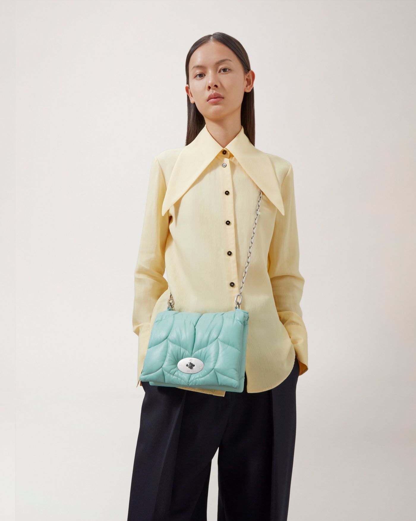 Little Softie | Acrylic Green Pillow Effect Nappa Leather | Softie ...