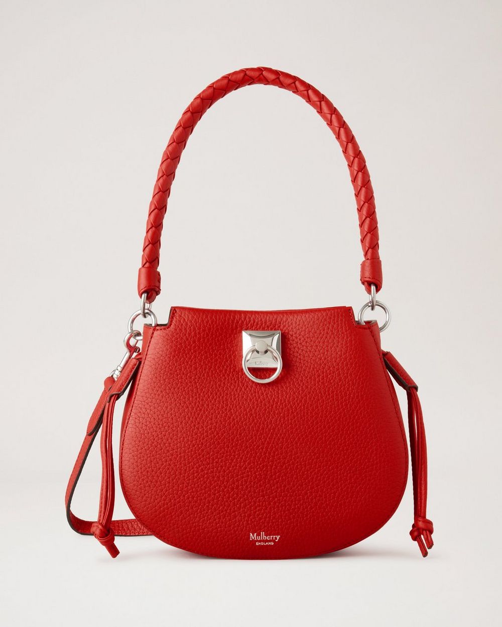 Mini Iris Hobo | Lancaster Red Heavy Grain | Iris | Mulberry